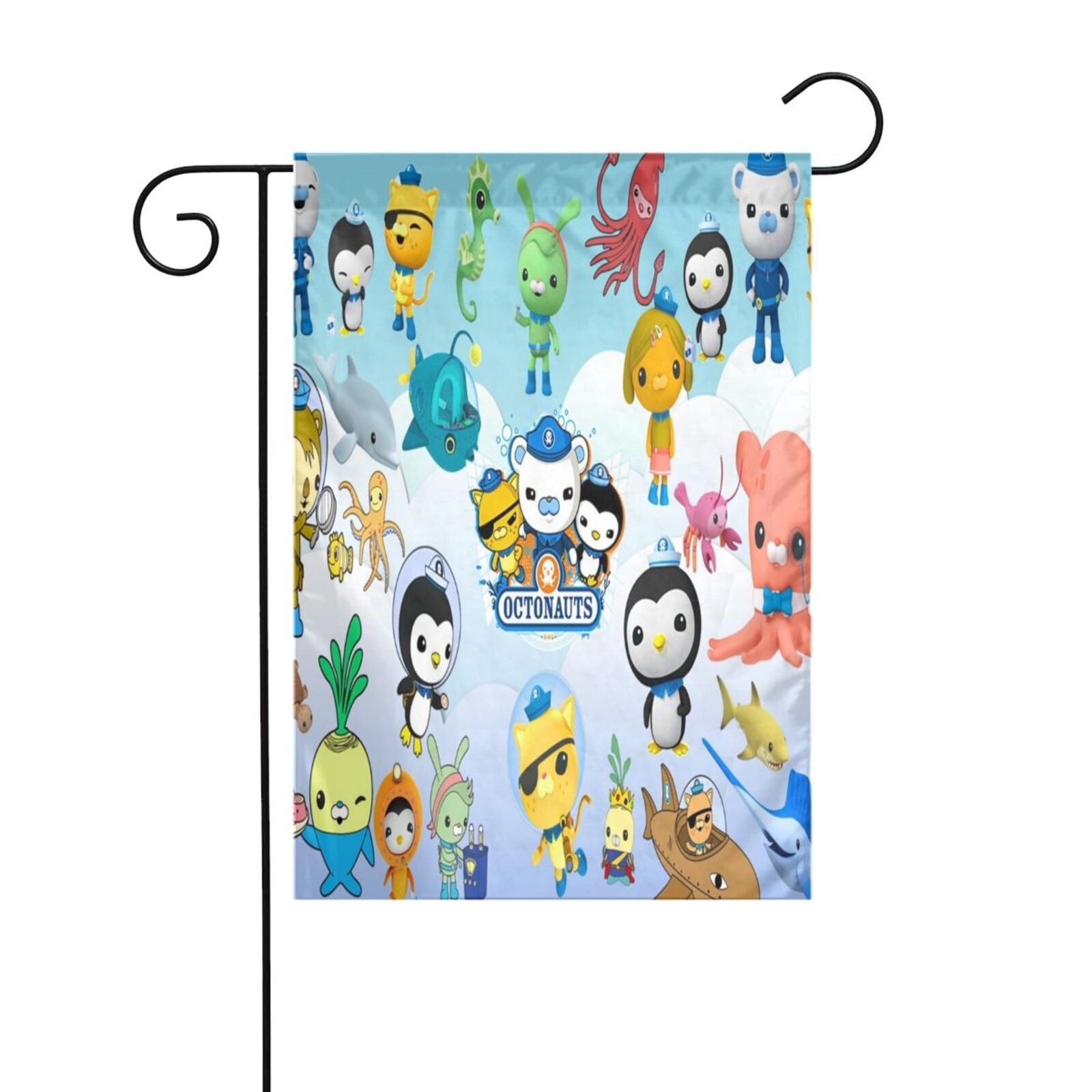 Octonauts Garden Flag Vertical Double Sided Rustic Farmland Yard Lawn ...