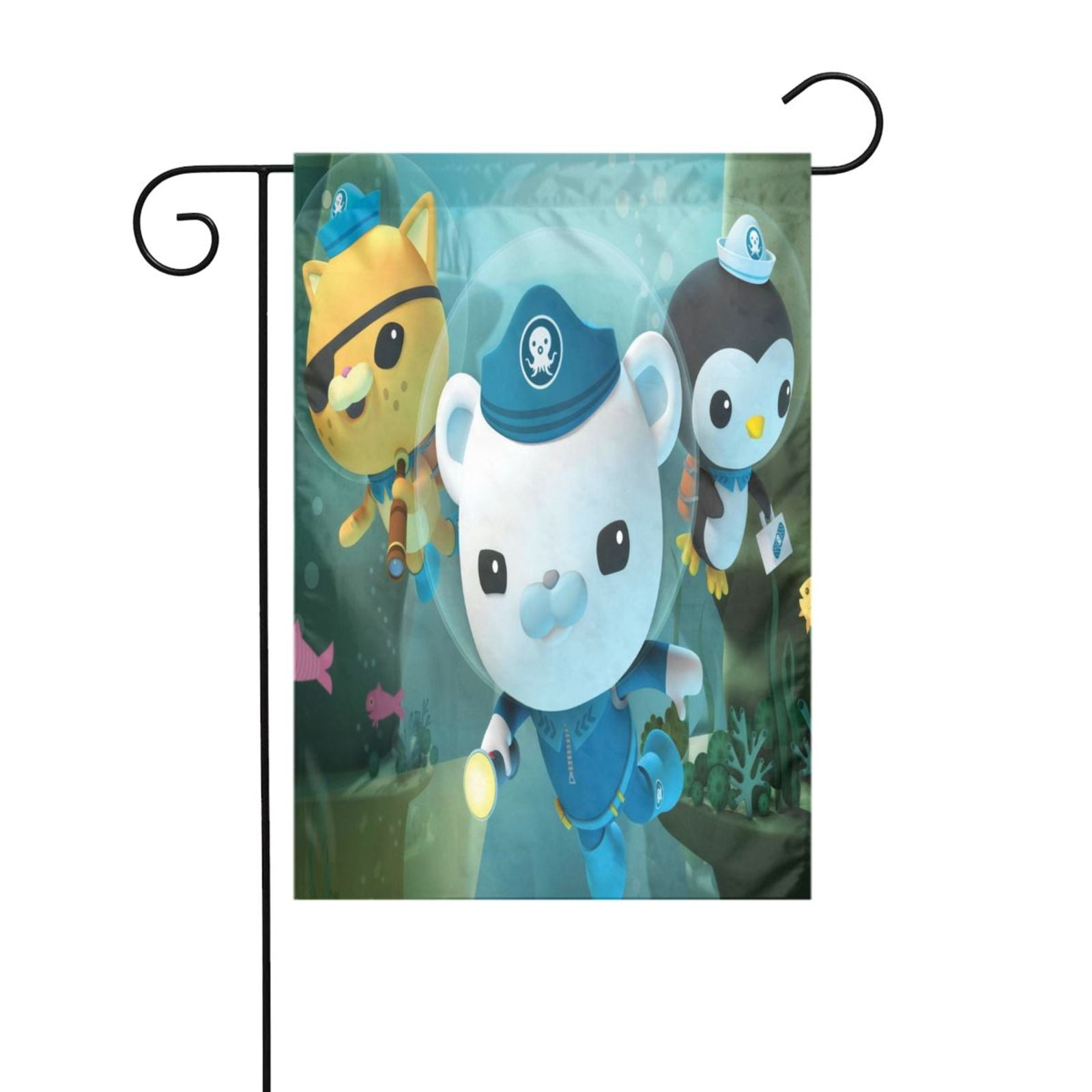 Octonauts Garden Flag Vertical Double Sided Rustic Farmland Yard Lawn ...