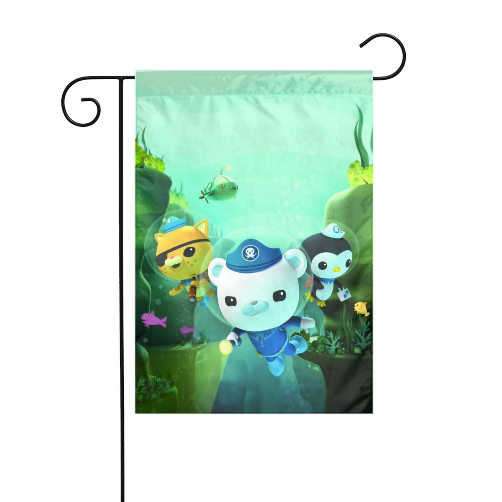 Octonauts Garden Flag Vertical Double Sided Rustic Farmland Yard Lawn ...