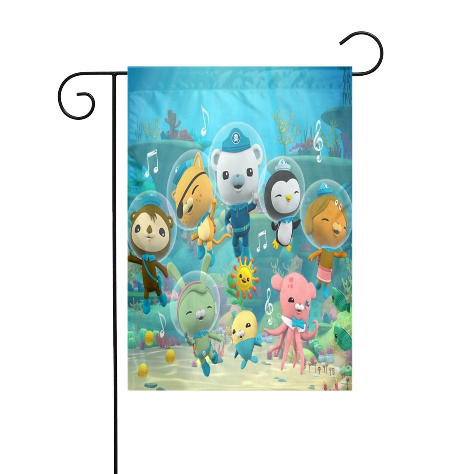 Octonauts Garden Flag Vertical Double Sided Rustic Farmland Yard Lawn ...