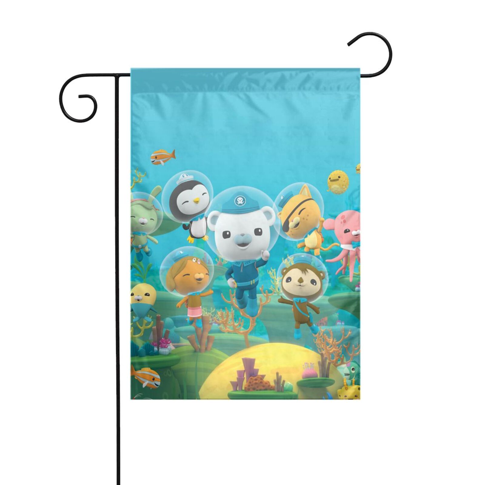 Octonauts Garden Flag Vertical Double Sided Rustic Farmland Yard Lawn ...