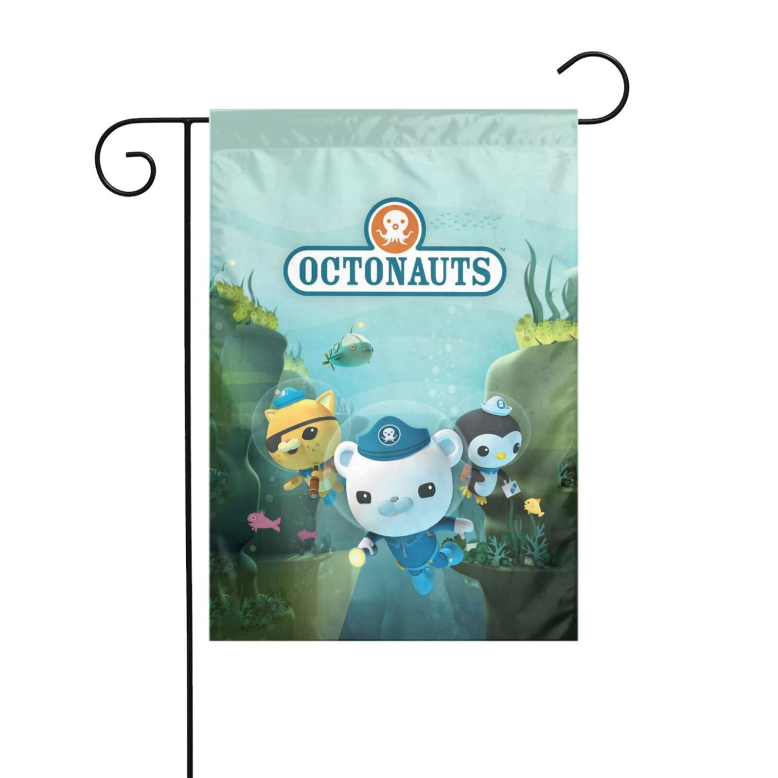 Octonauts Garden Flag Vertical Double Sided Rustic Farmland Yard Lawn ...