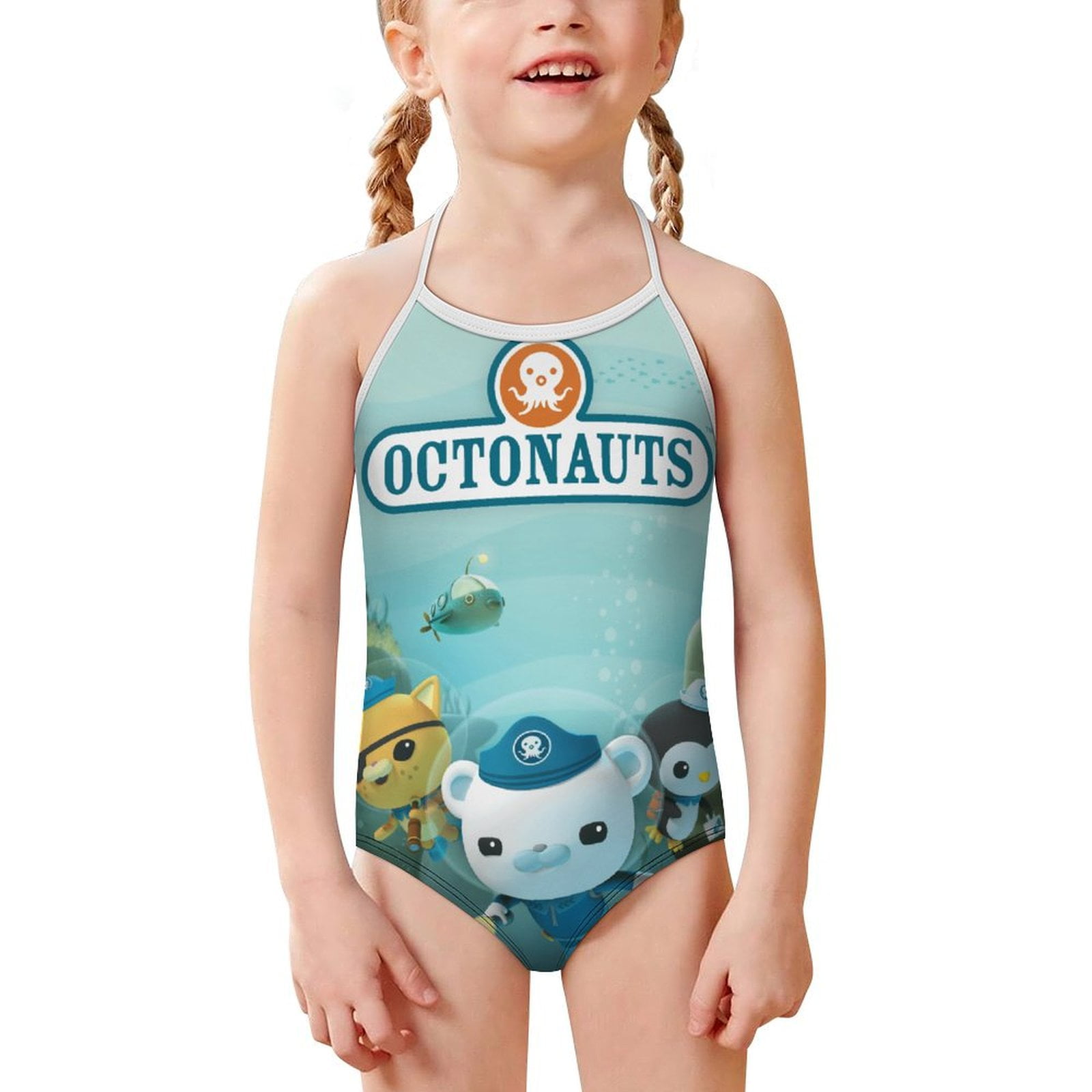 Octonauts Girls One Piece Swimsuits Hawaiian Summer Swimwear Beach ...