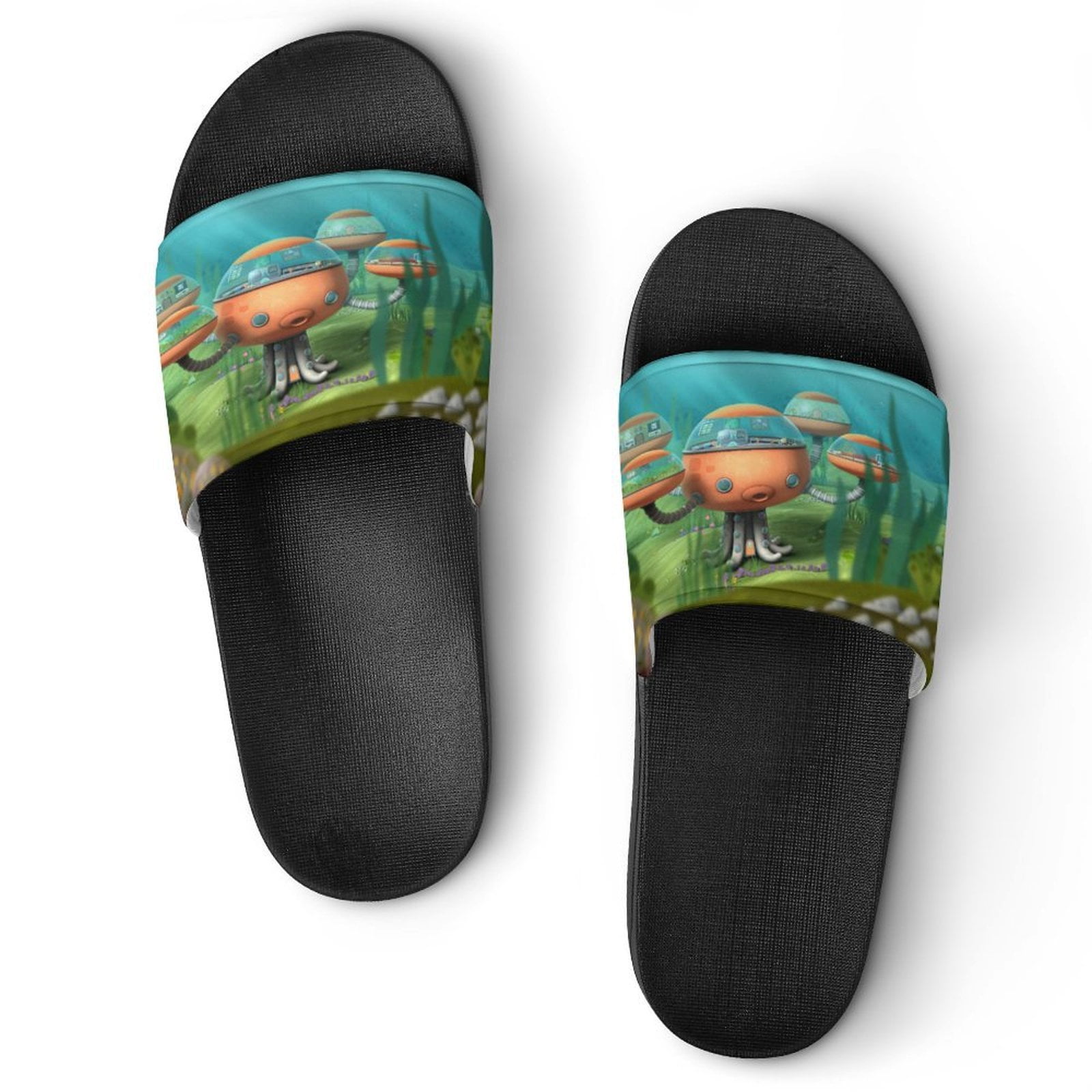 Octonauts Home Slippers Slide Sandals, Casual Pool Slide Outdoor, Slip ...