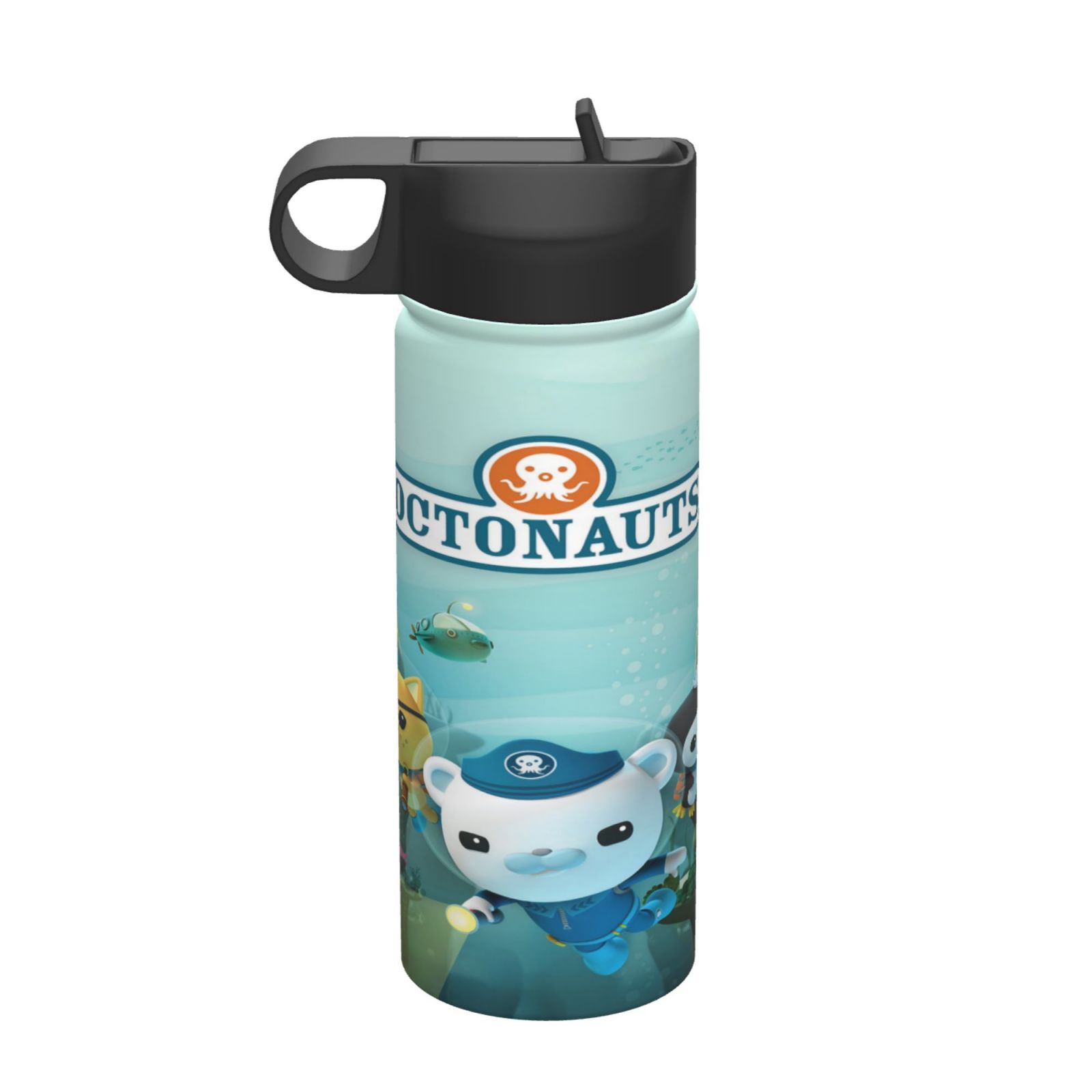 Octonau-t Insulated Stainless Steel Wide Mouth Water Bottle with Flex ...