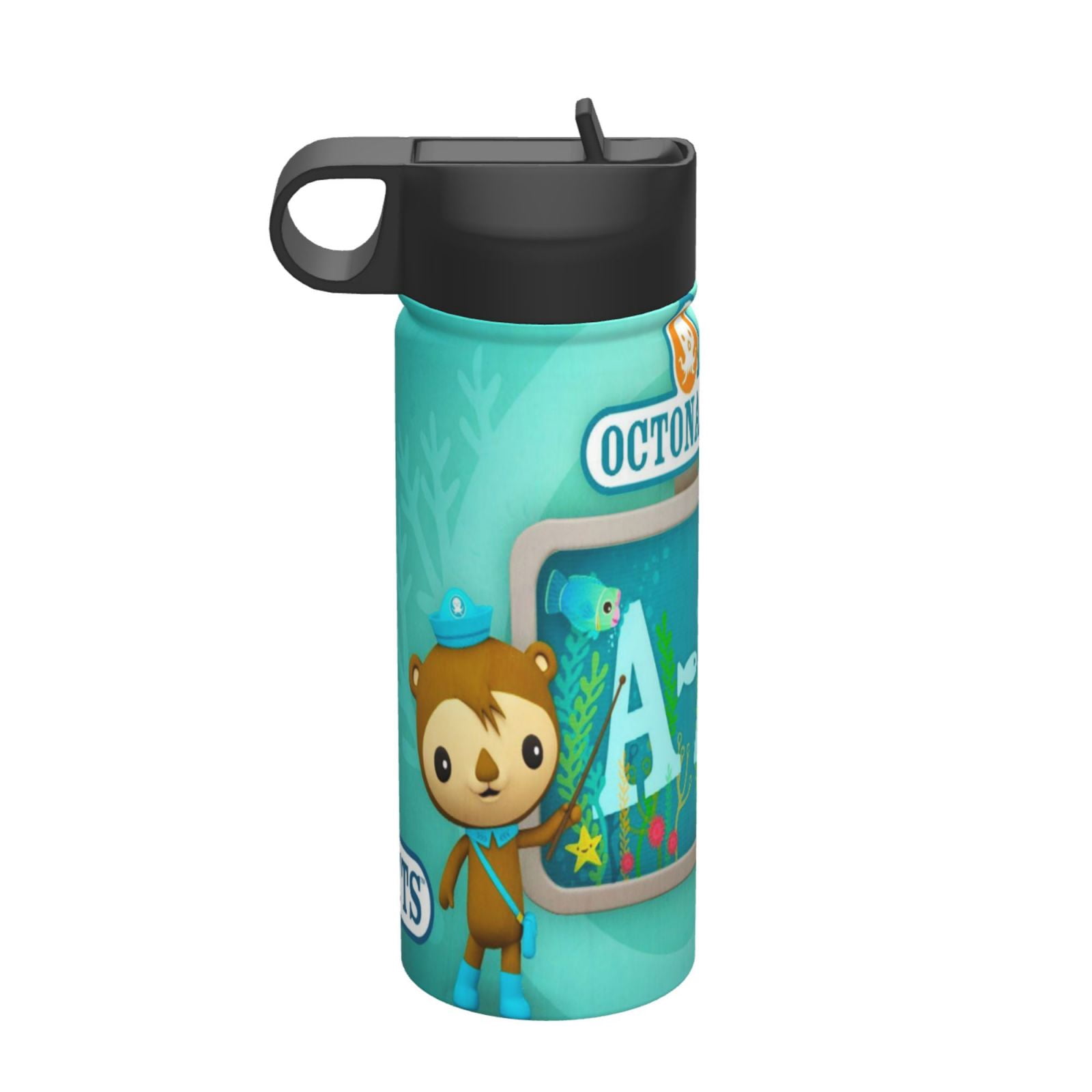 Octonauts Insulated Water Bottle, 18OZ Stainless Steel Double Walled ...