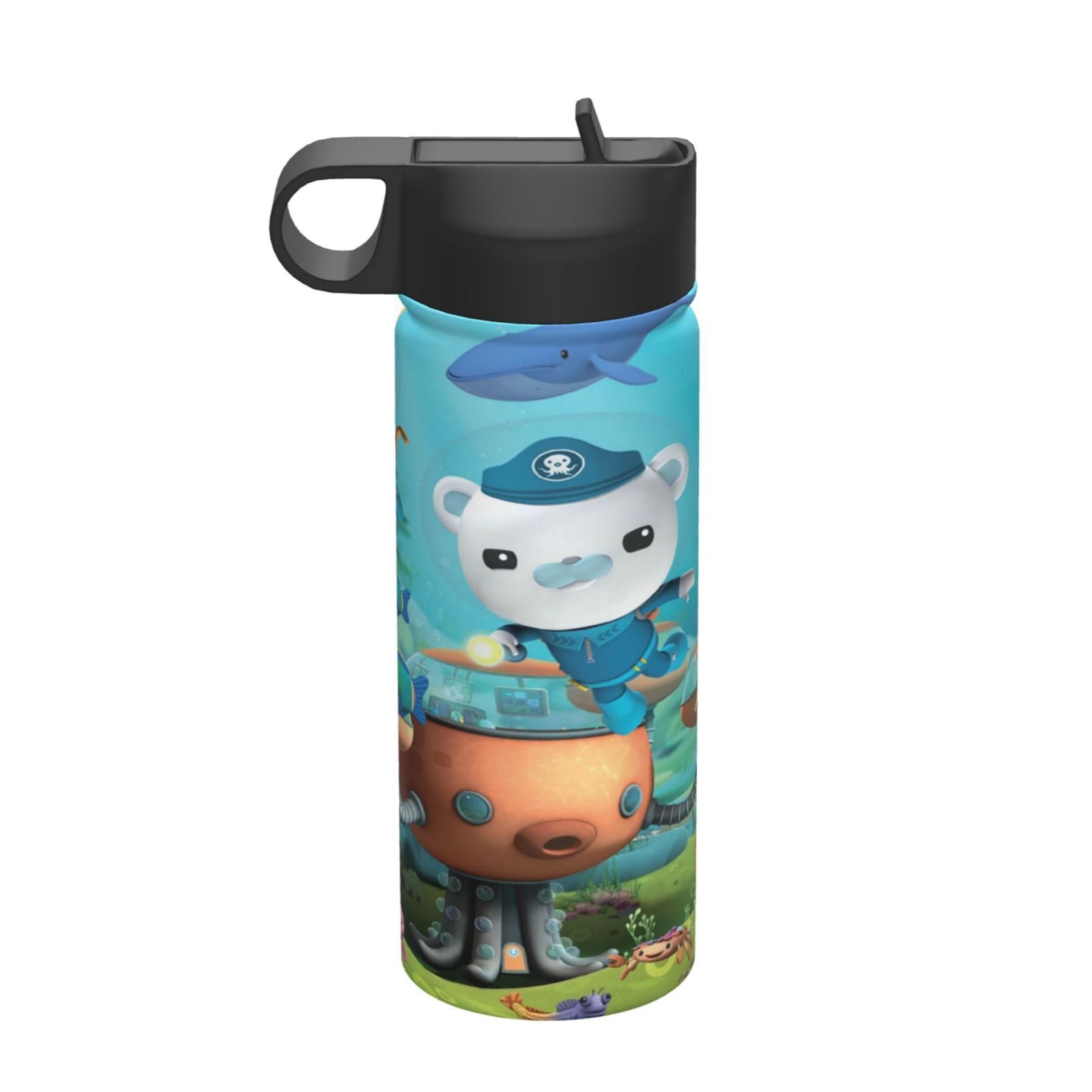 Octonauts Insulated Water Bottle, 18OZ Stainless Steel Double Walled ...