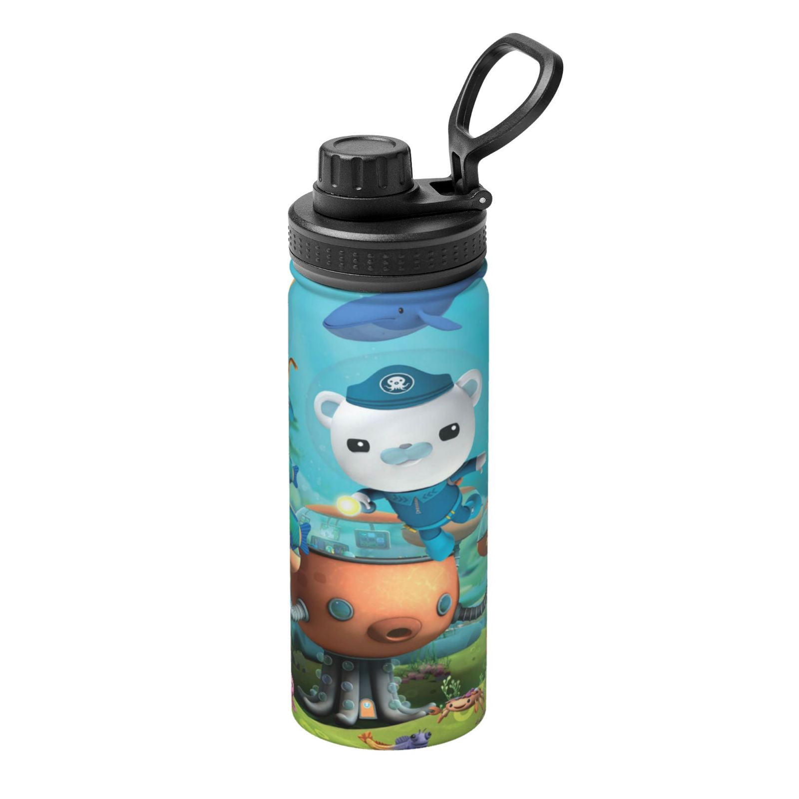 Octonauts Insulated Water Bottle, 18OZ Stainless Steel Double Walled ...