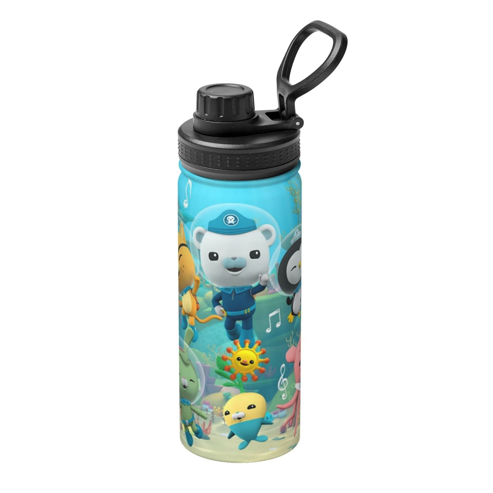 Octonauts Insulated Water Bottle, 18OZ Stainless Steel Double Walled ...