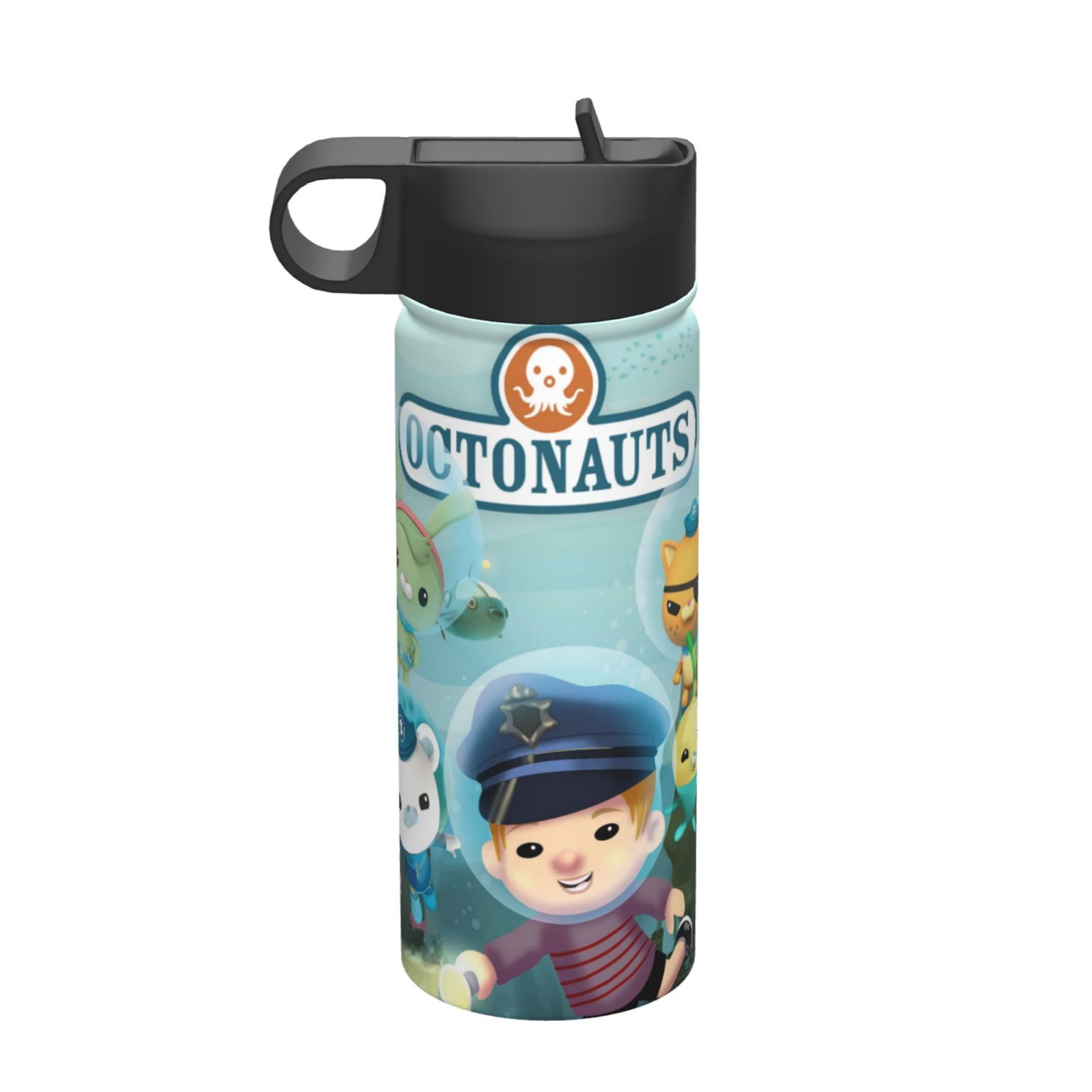 Octonauts Insulated Water Bottle, 18oz Vacuum Stainless Steel Sports ...