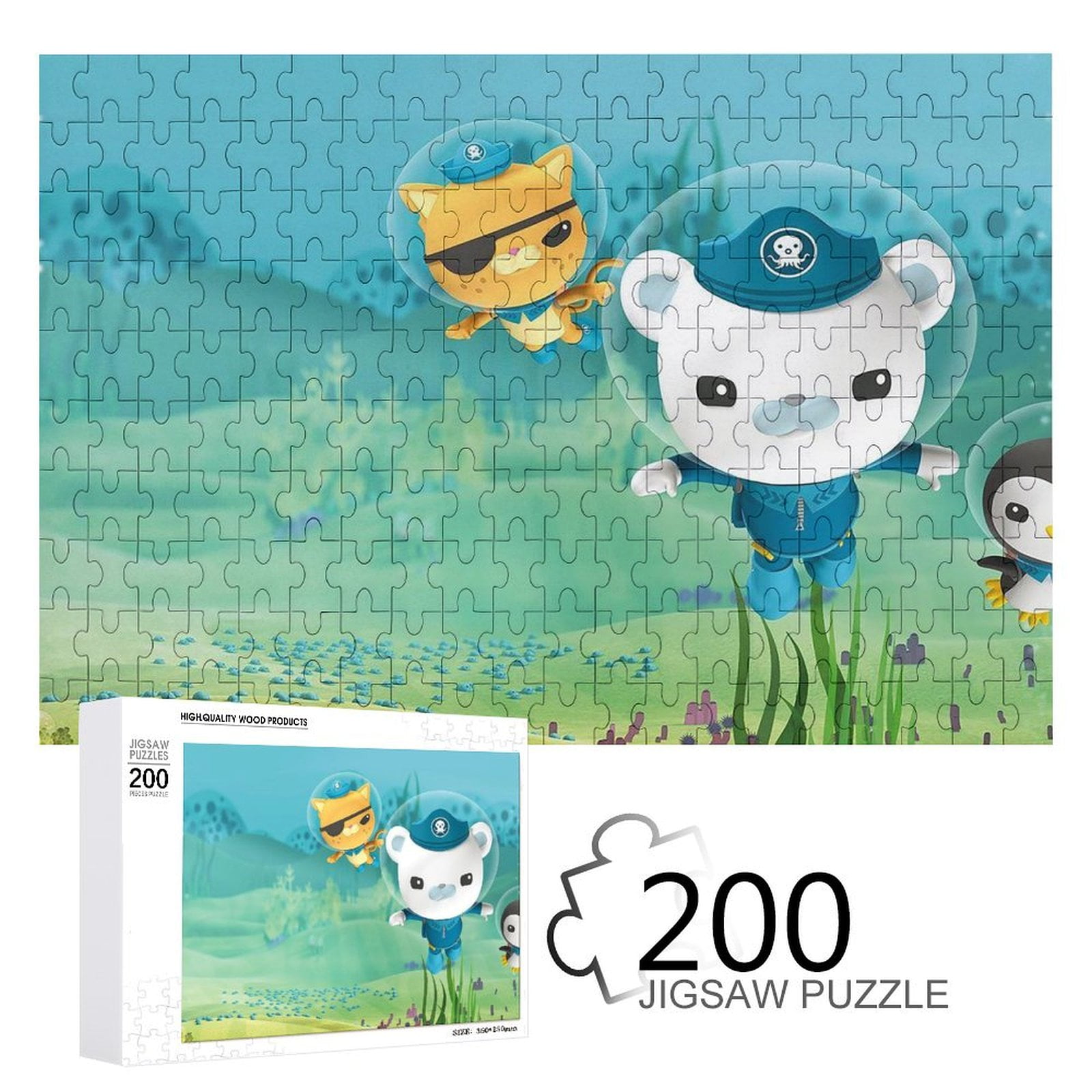 Octonauts Jigsaw Puzzle For Adults & Kids - 200 PCS Puzzle For Boys ...