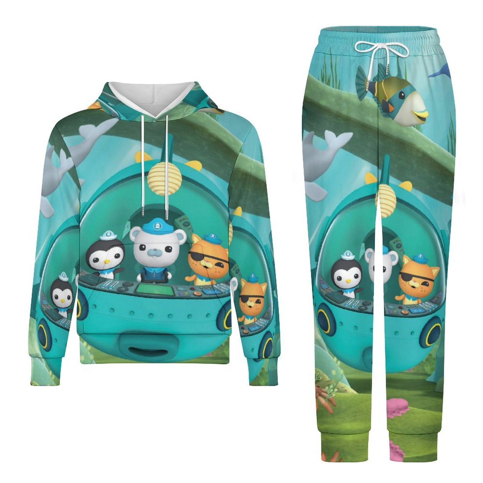 Octonauts Kids Pullover Hoodie And Sweatpants Clothes Set Casual ...