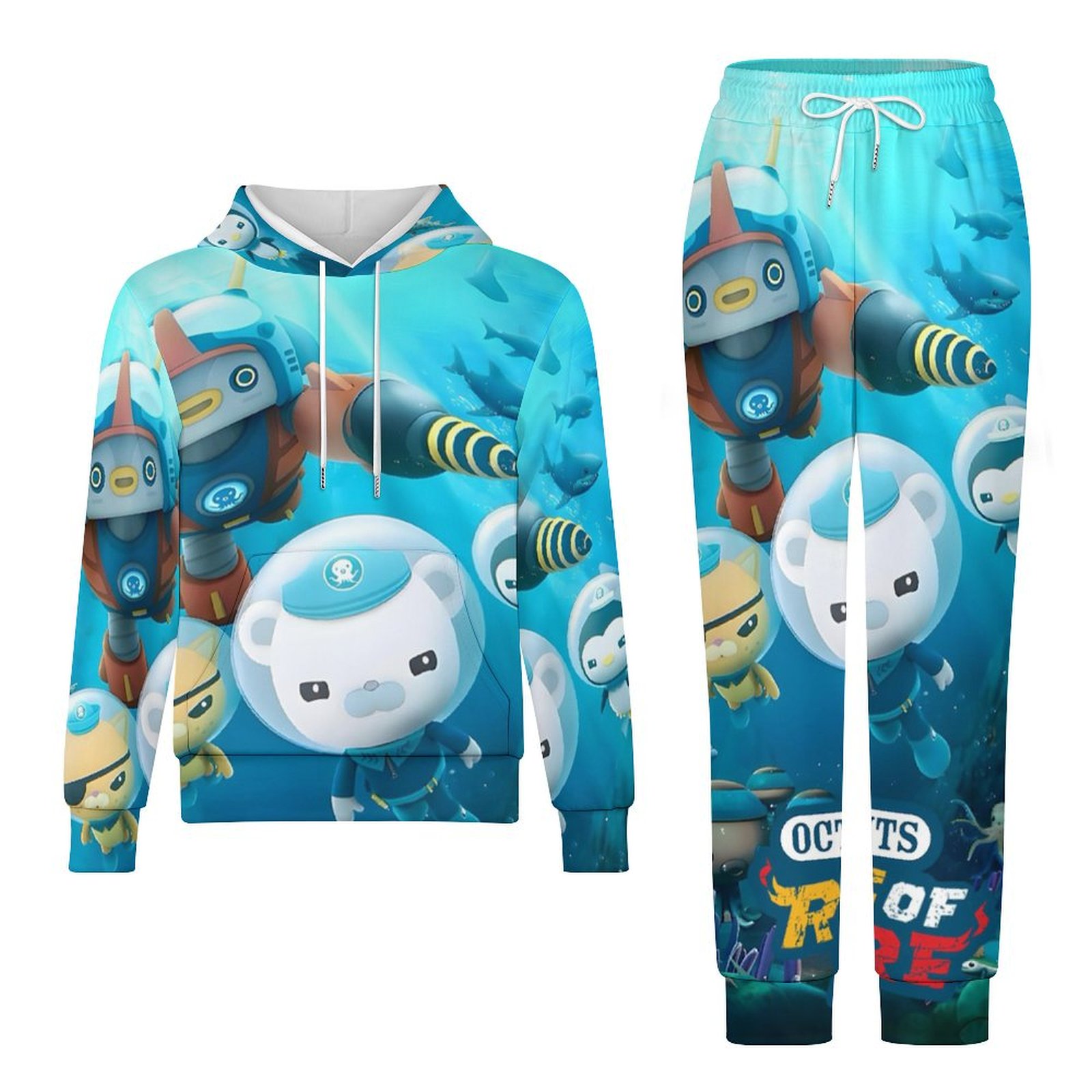 Octonauts Kids Pullover Hoodie And Sweatpants Clothes Set Casual ...
