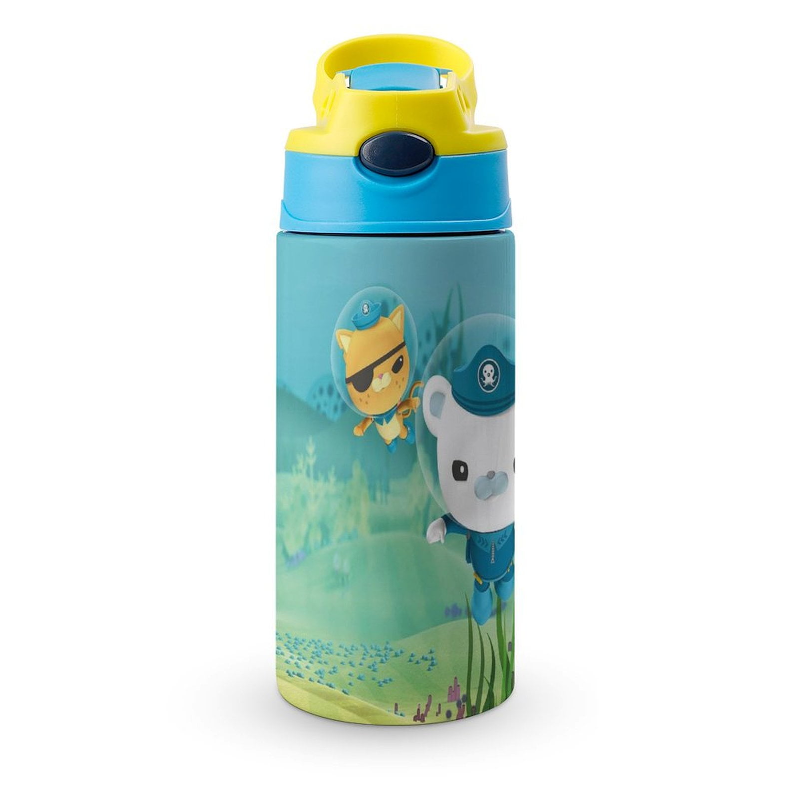 Octonauts Kids Straw Water Bottle, Stainless Steel Vacuum Insulated ...