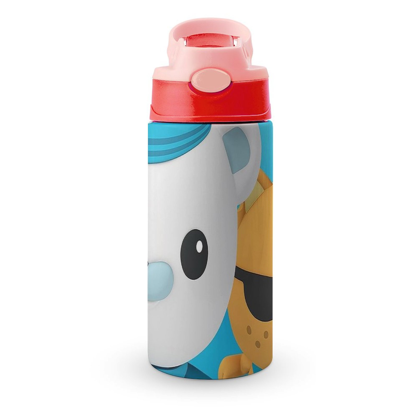 Octonauts Kids Water Bottle with Straw - Stainless Steel Travel Cup ...