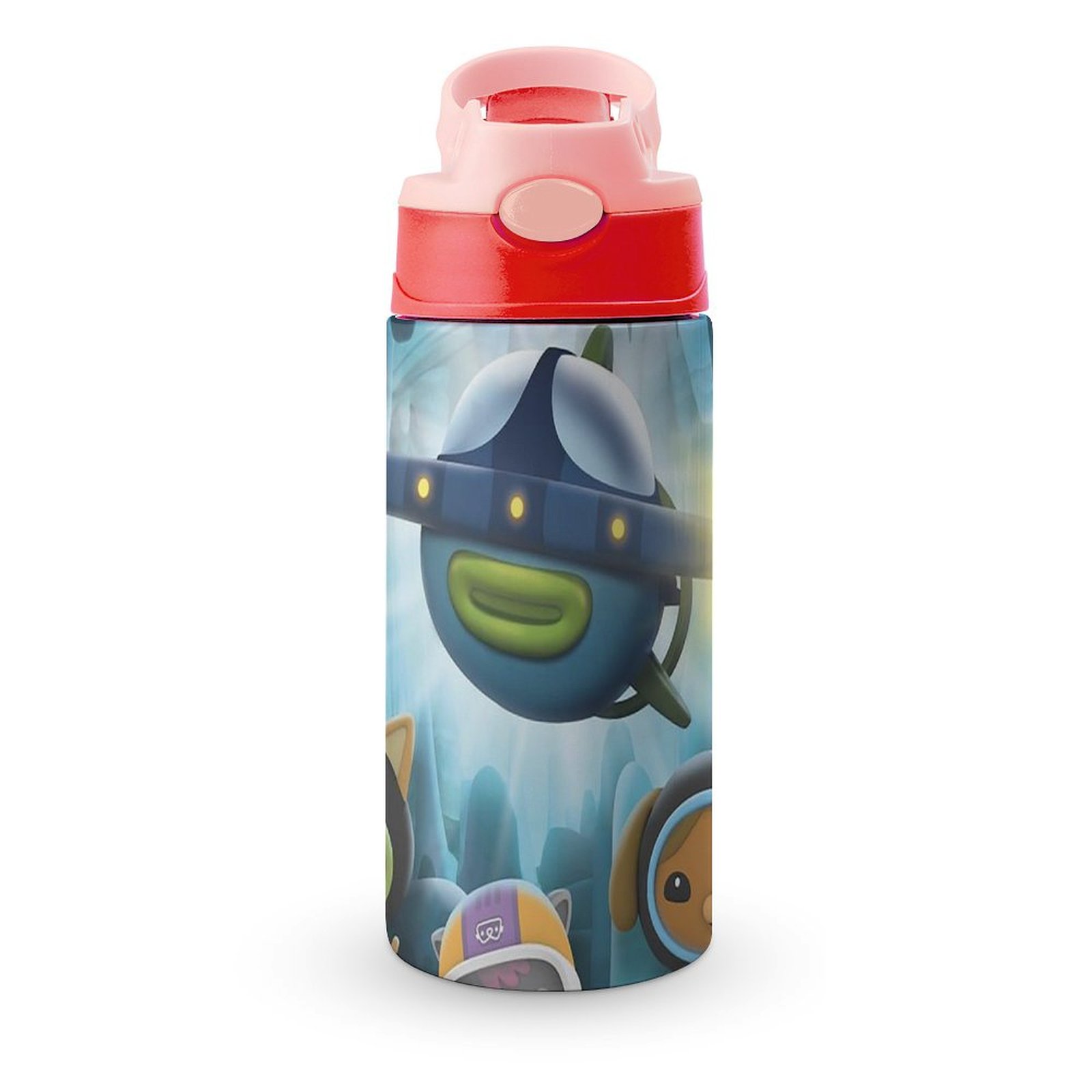 Octonauts Kids Water Bottle with Straw - Stainless Steel Travel Cup ...