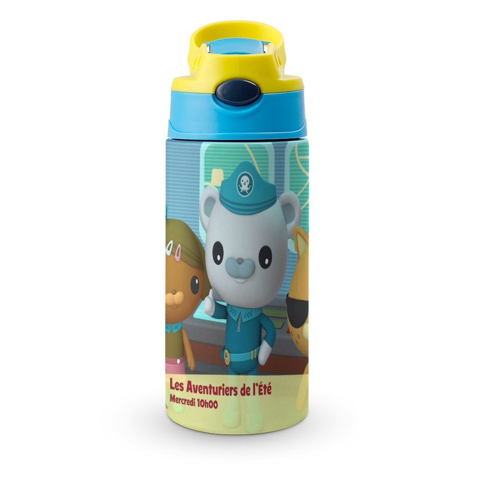 Octonauts Kids Water Bottle with Straw - Stainless Steel Travel Cup ...