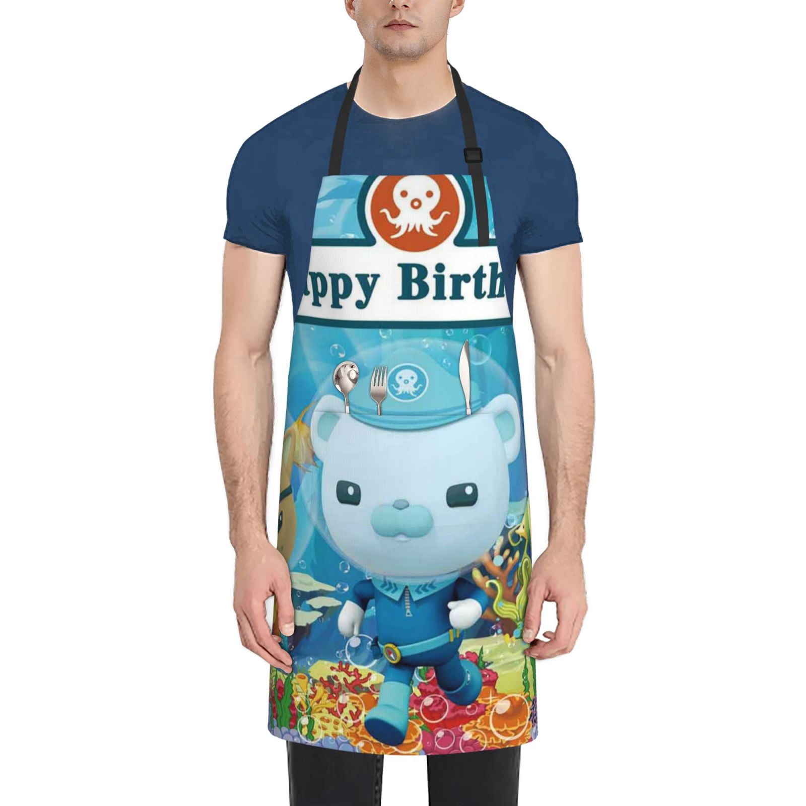 Octonauts Kitchen Cooking Aprons Adjustable Waterproof Apron Bib Apron ...