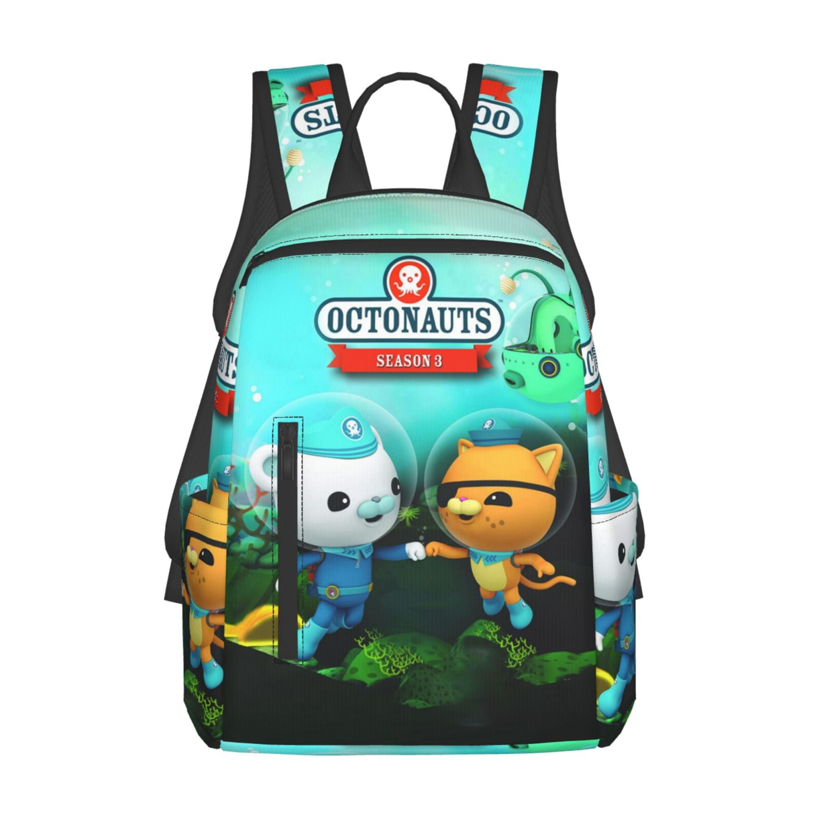 Octonau-t Laptop Backpack with Compartment Cartoon Printed Laptop Bag ...