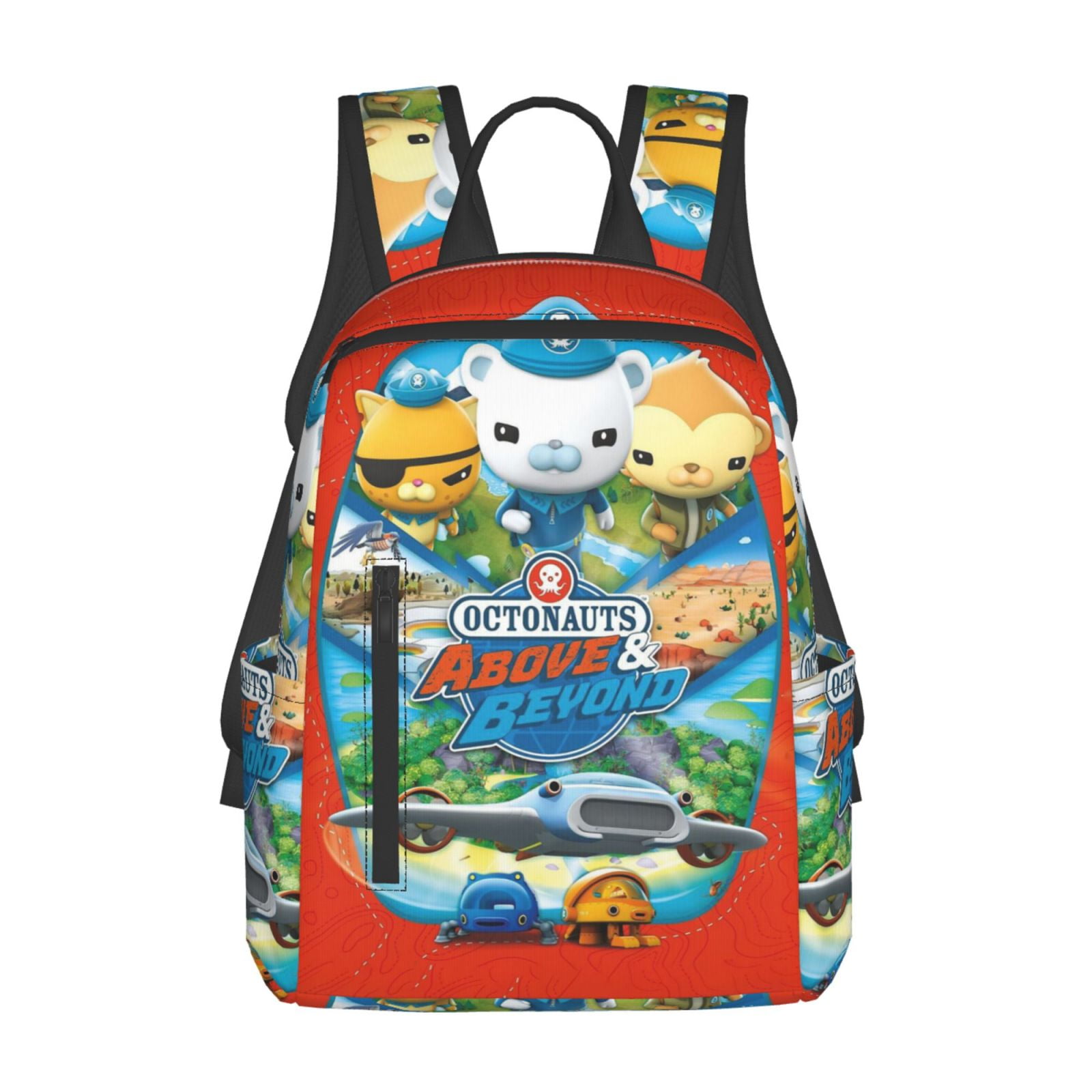 Octonau-t Laptop Backpack with Compartment Cartoon Printed Laptop Bag ...