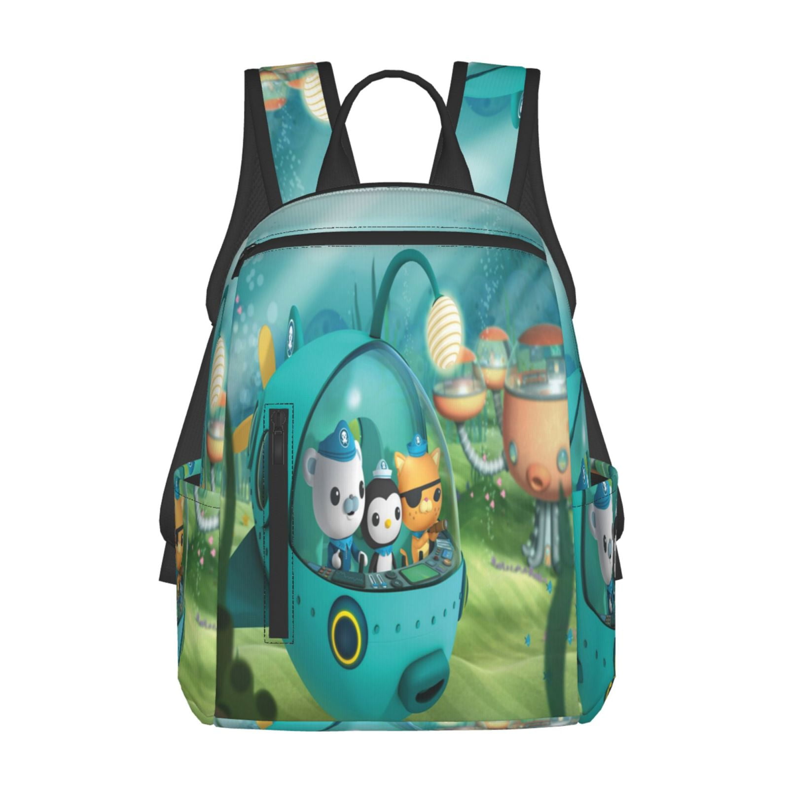 Octonau-t Laptop Backpack with Compartment Cartoon Printed Laptop Bag ...