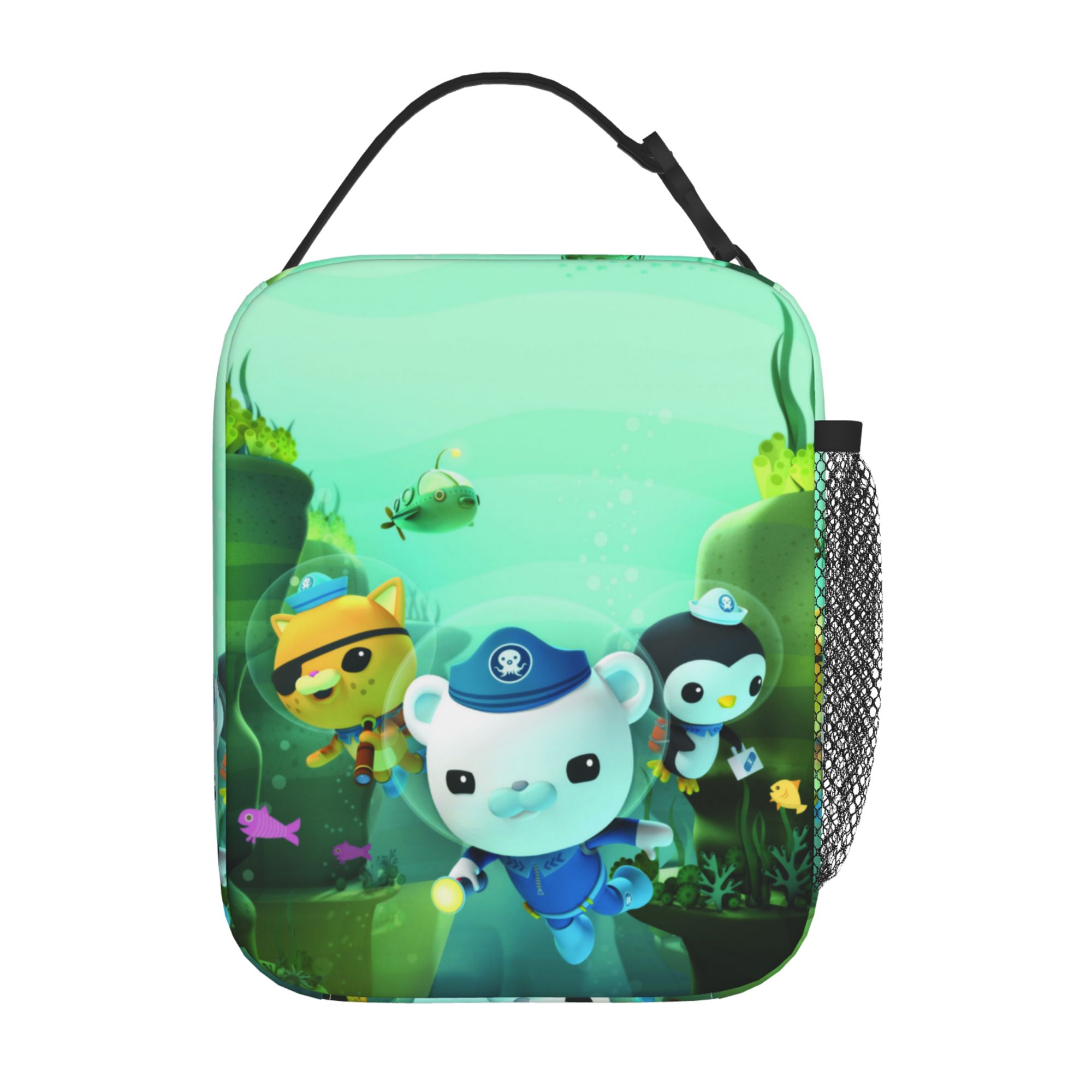 Octonau-t Lunch Bag Cute Kawaii Insulated Lunch Box With Compartments ...