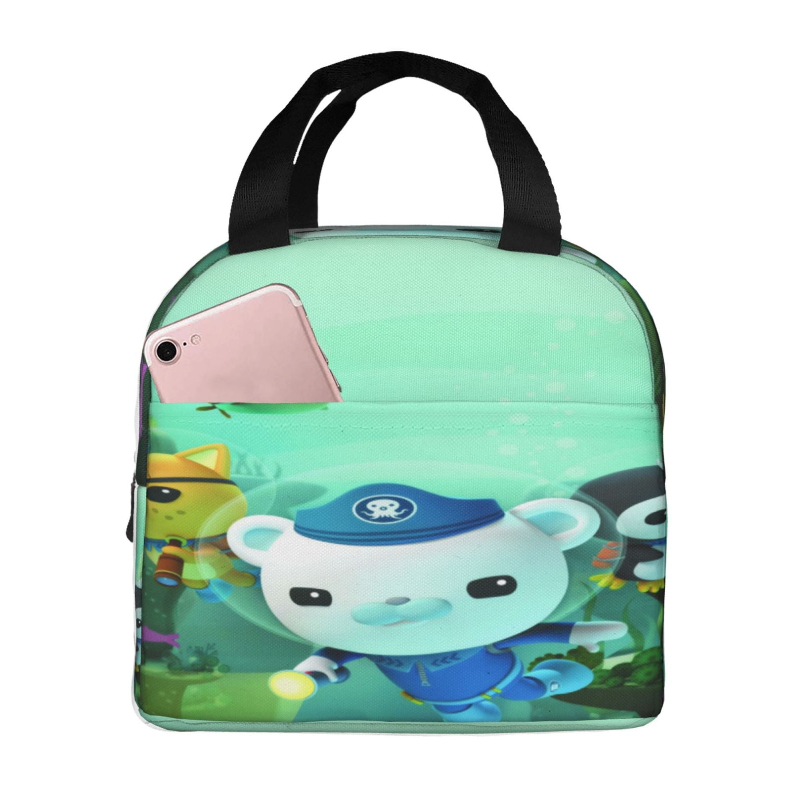 Octonau-t Lunch Bag Kawaii Anime Reusable Cooler Bag Lunch Box ...