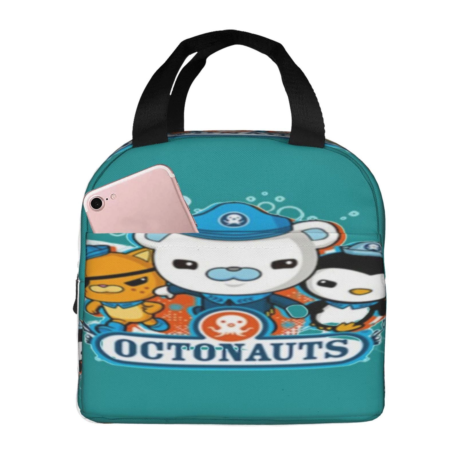 Octonau-t Lunch Bag Kawaii Anime Reusable Cooler Bag Lunch Box ...