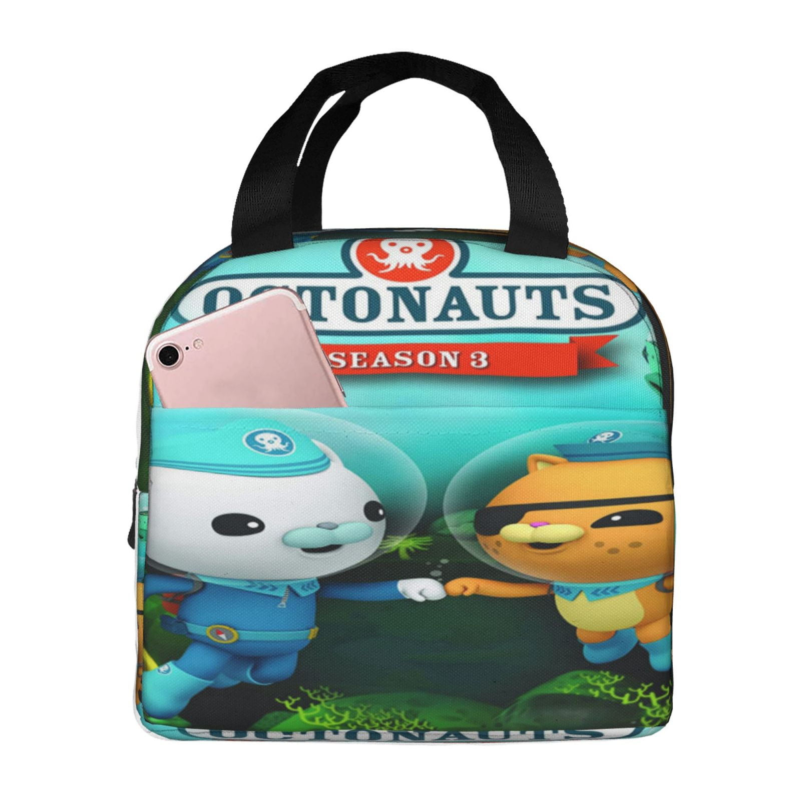 Octonau-t Lunch Bag Kawaii Anime Reusable Cooler Bag Lunch Box ...