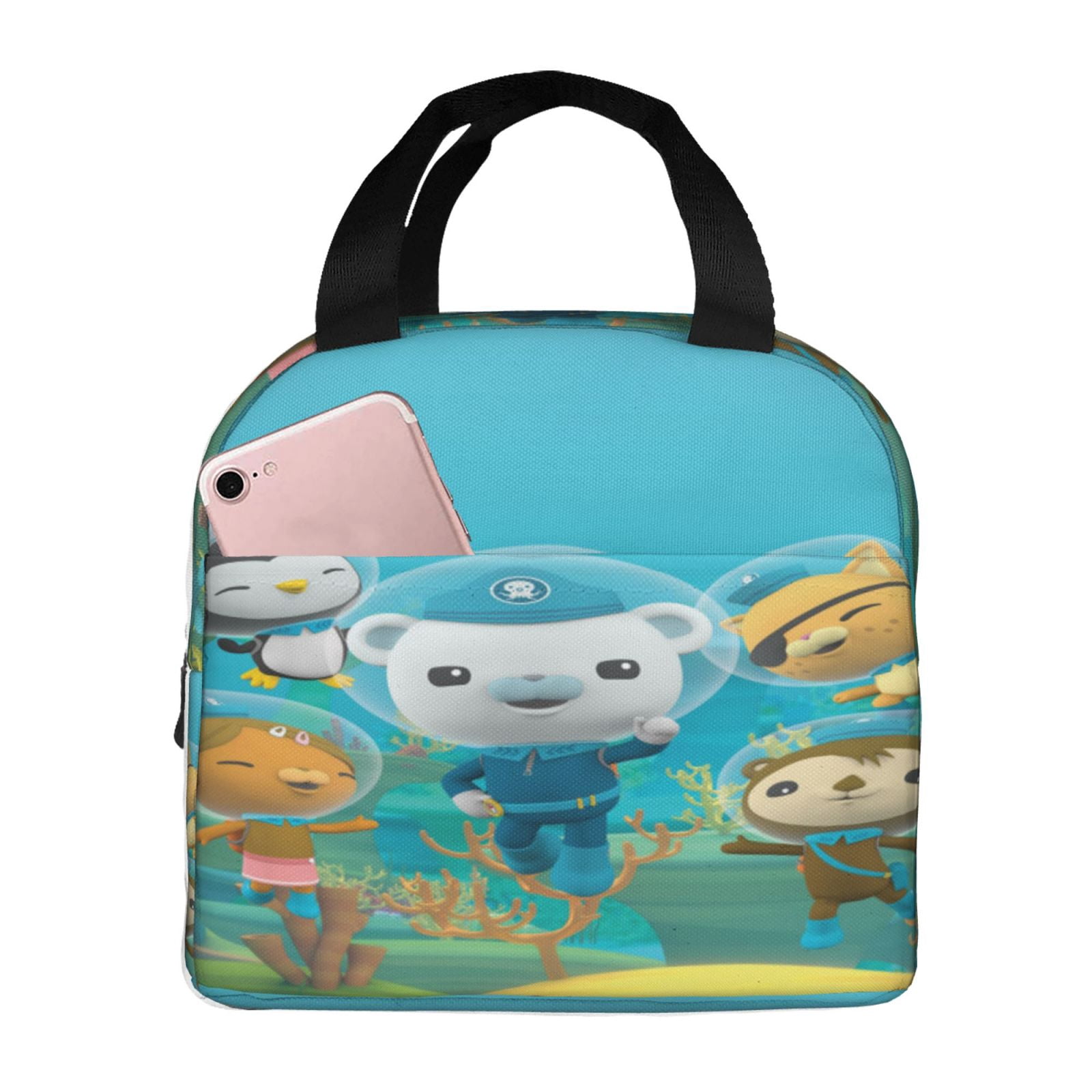 Octonau-t Lunch Bag Kawaii Anime Reusable Cooler Bag Lunch Box ...