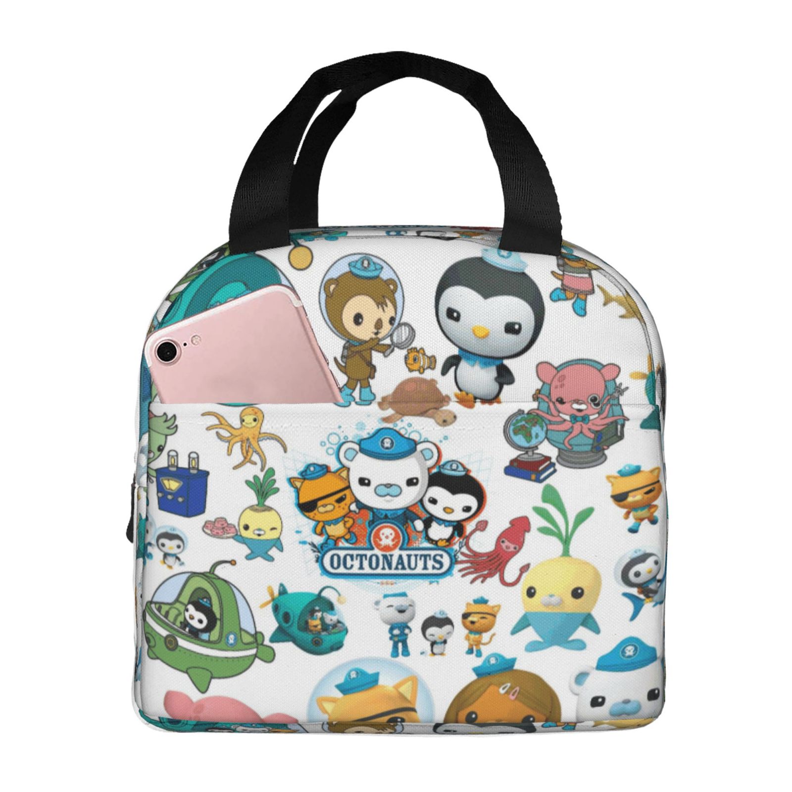Octonauts Lunch Bag Lunch Box For Women Men Reusable Insulated Lunch ...