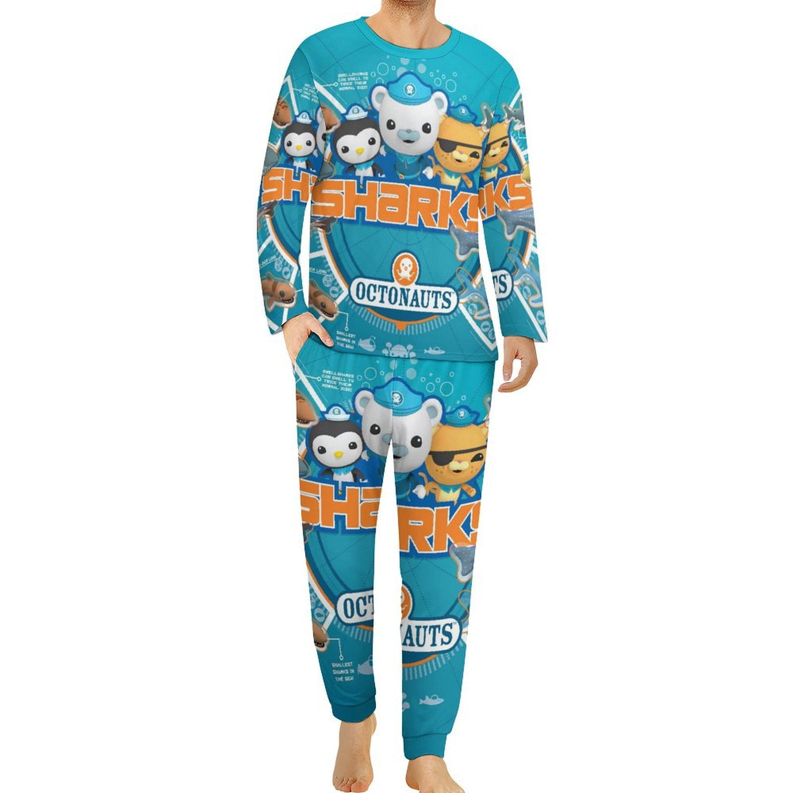 Octonauts Mens Pajamas Set Soft Pj Sets Comfy Sleepware Pajamas ...