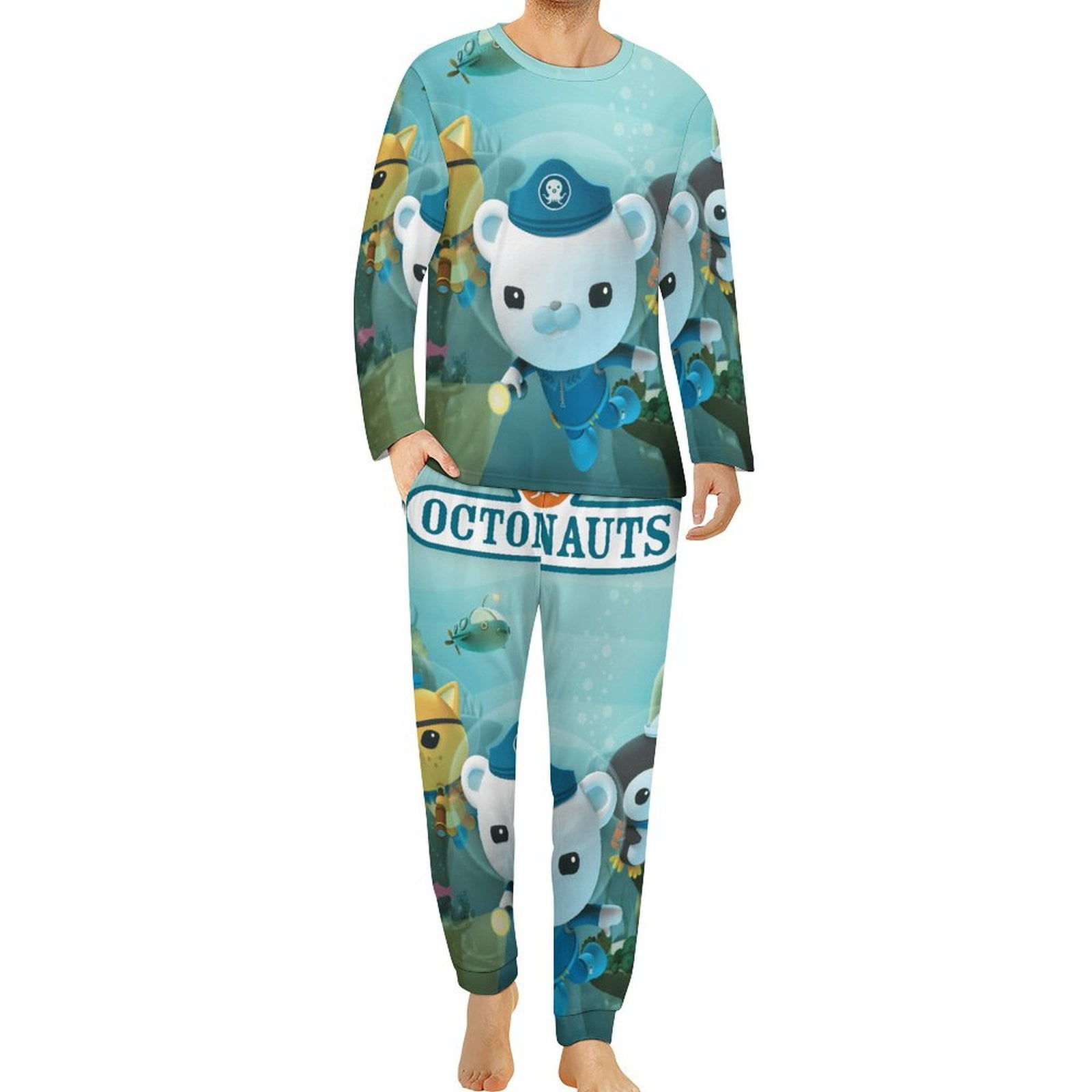 Octonauts Mens Pajamas Set Soft Pj Sets Comfy Sleepware Pajamas ...