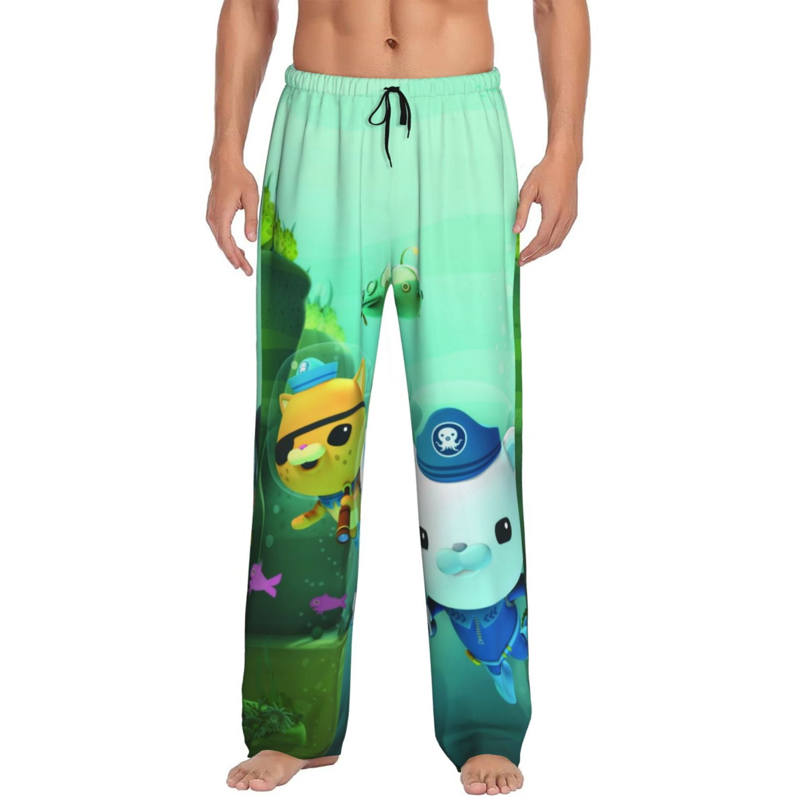 Octonauts Pajama Pants for Men, Super Soft All over Print Lounge Pants ...