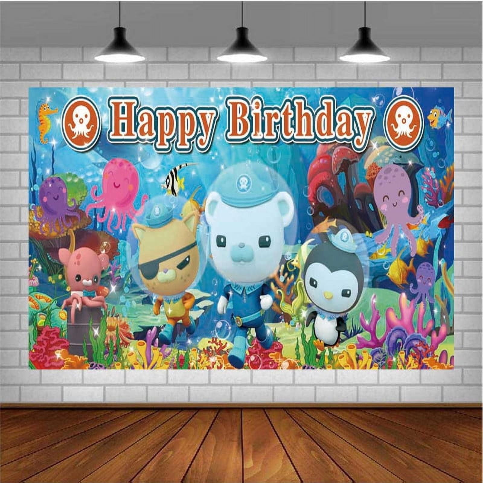 Octonauts Party Supplies Background Backdrop Taspestry Banner Post ...