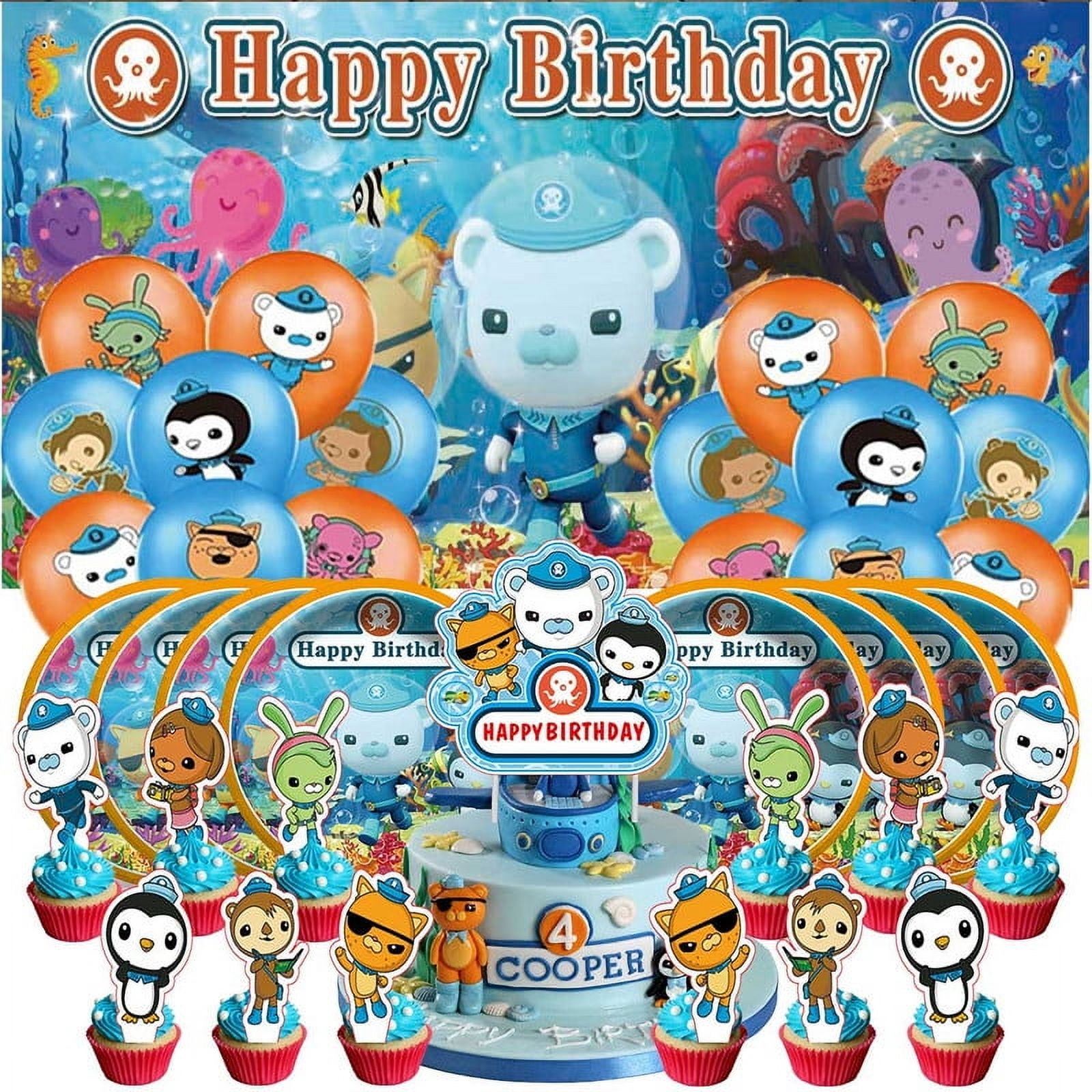 Octonauts Party Supplies Birthday Plates Balloons Decorations Cake ...