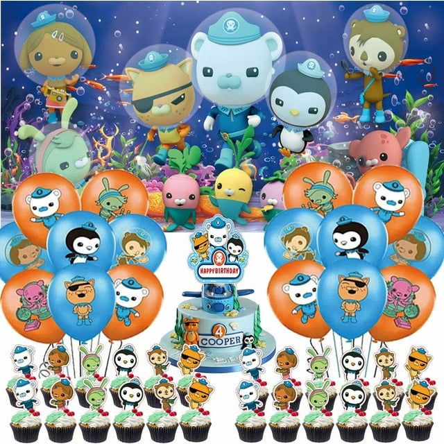 Octonauts Party Supplies Decorations Decor Cake Topper Birthday ...