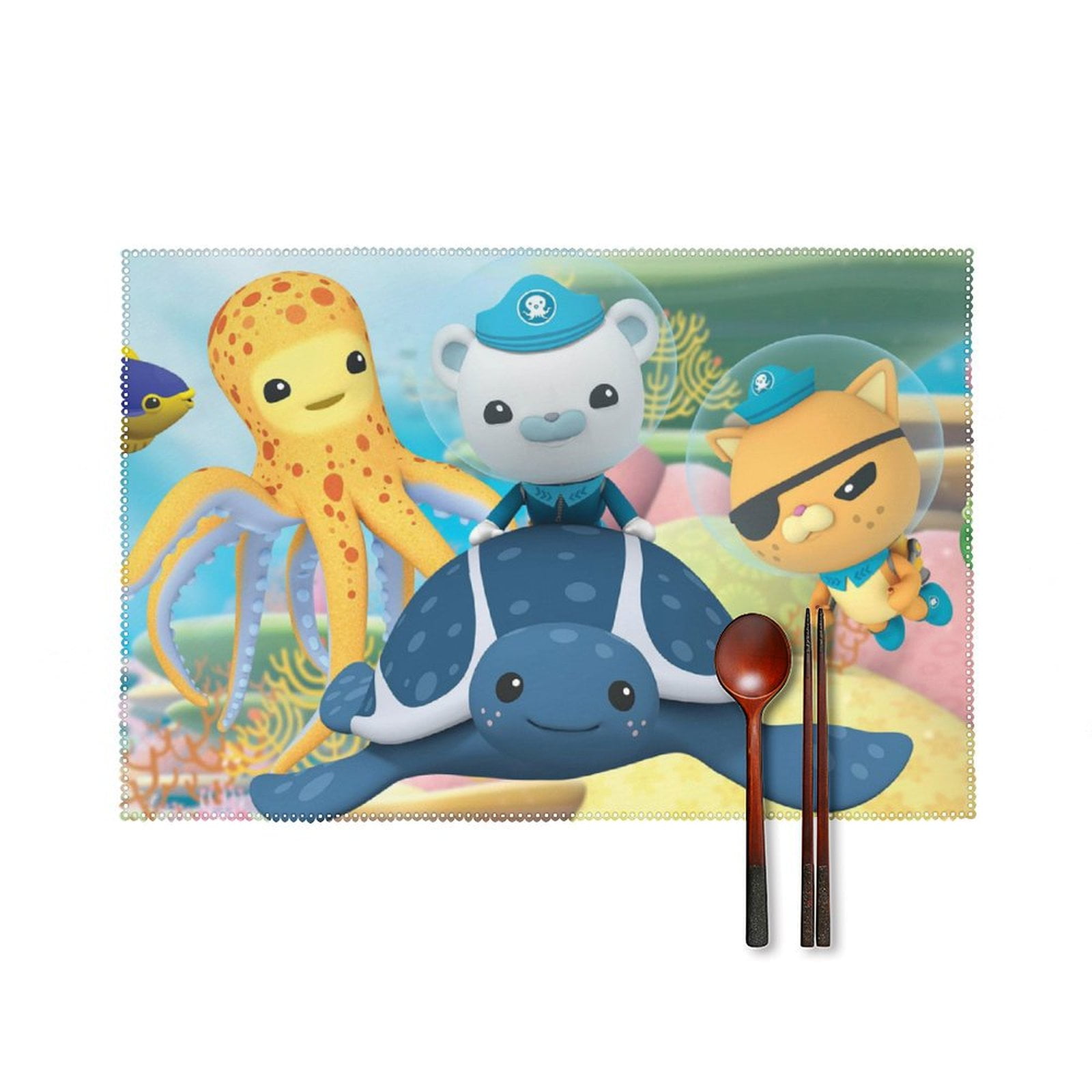 Octonauts Placemats Set of 4, Decorative Place Mats for Kitchen Table ...