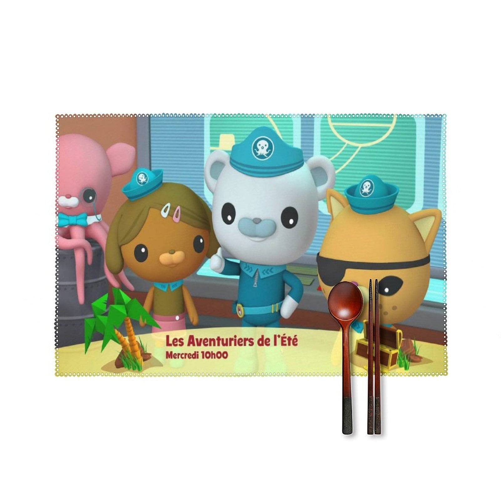 Octonauts Placemats Set of 4, Decorative Place Mats for Kitchen Table ...