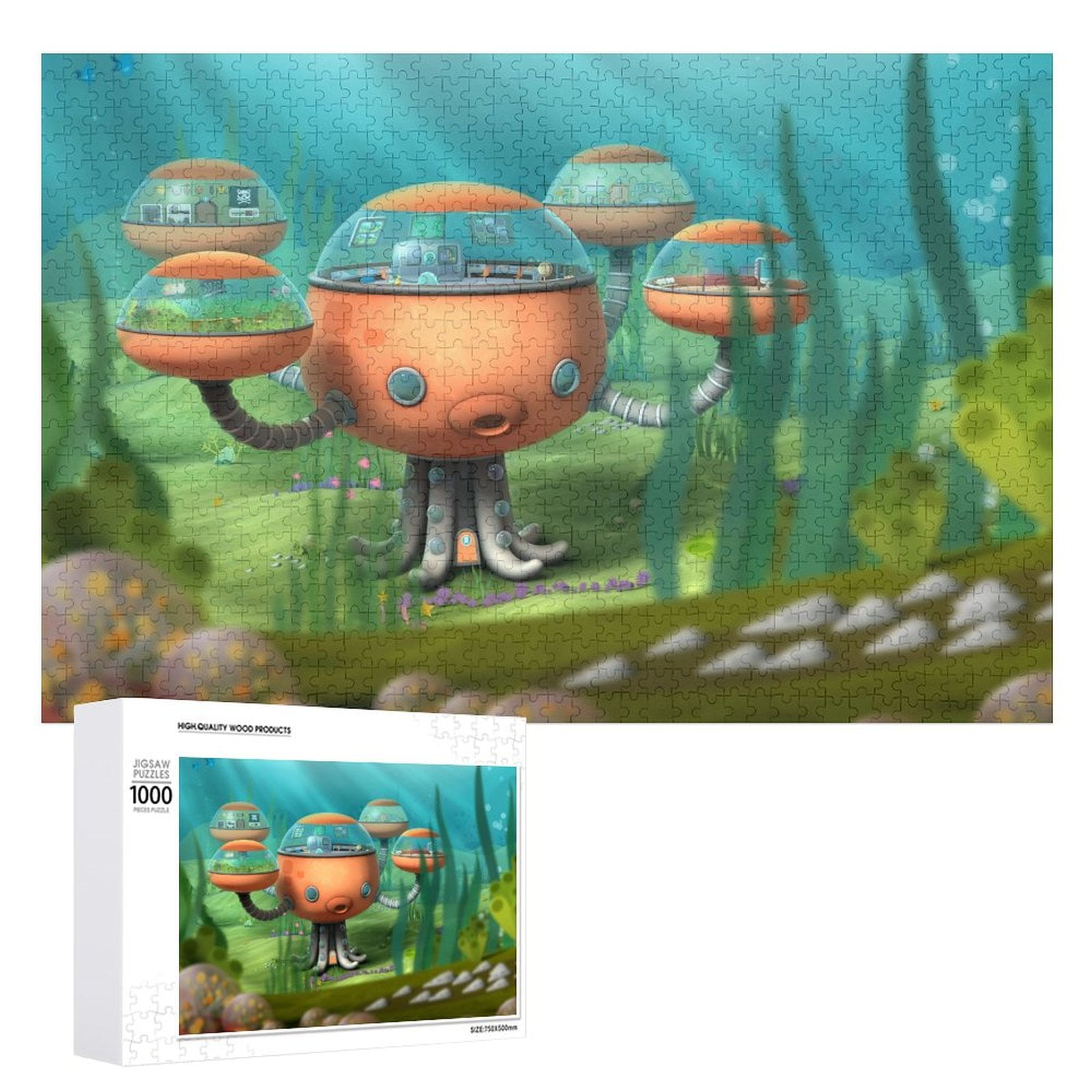 Octonauts Puzzle For Adults & Kids - 1000 PCS Jigsaw Puzzle For Boys ...