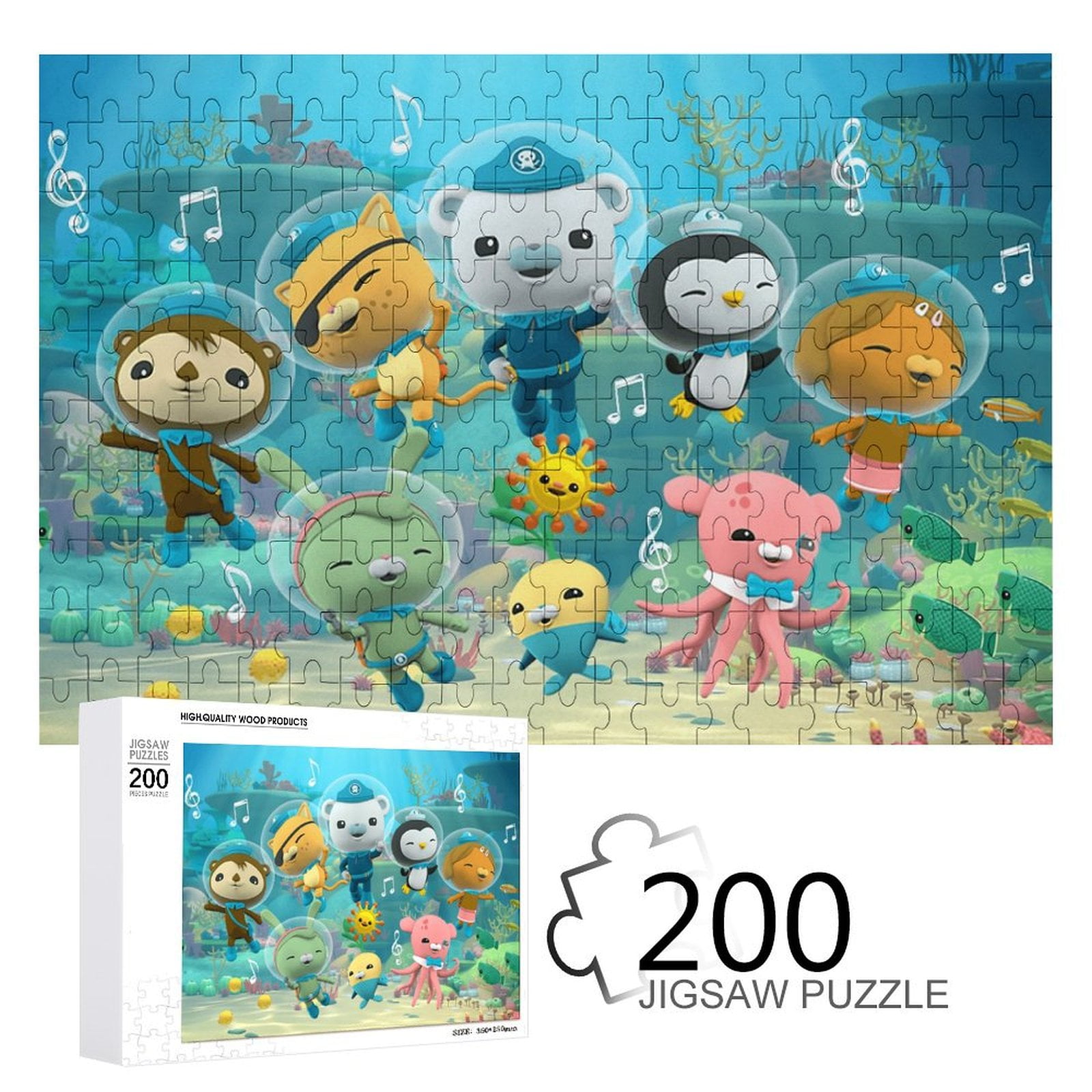 Octonauts Puzzle For Adults & Kids - 200 PCS Jigsaw Puzzle For Boys ...
