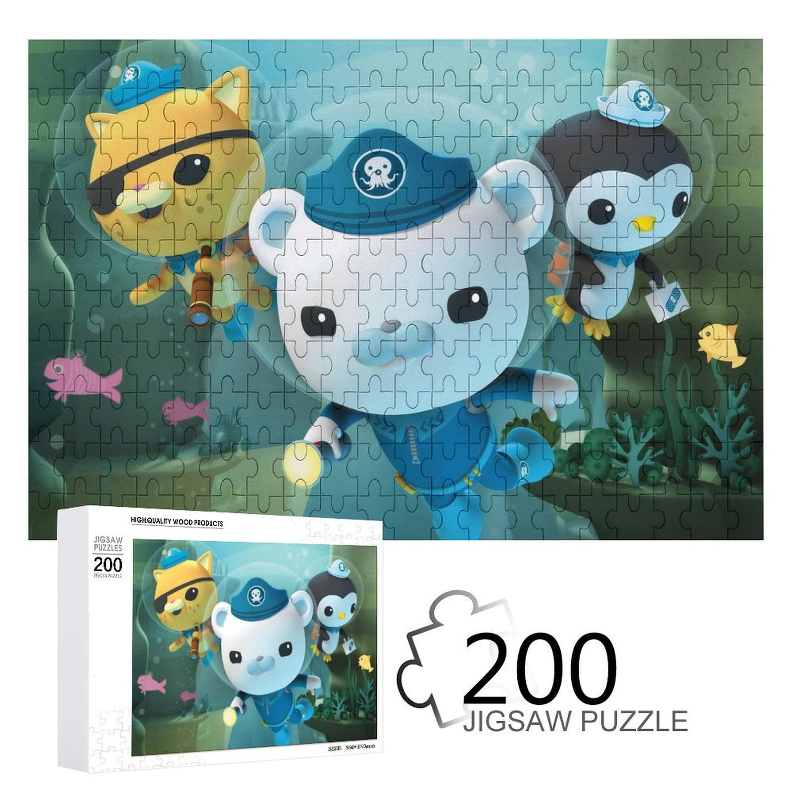 Octonauts Puzzle For Adults & Kids - 200 PCS Jigsaw Puzzle For Boys ...