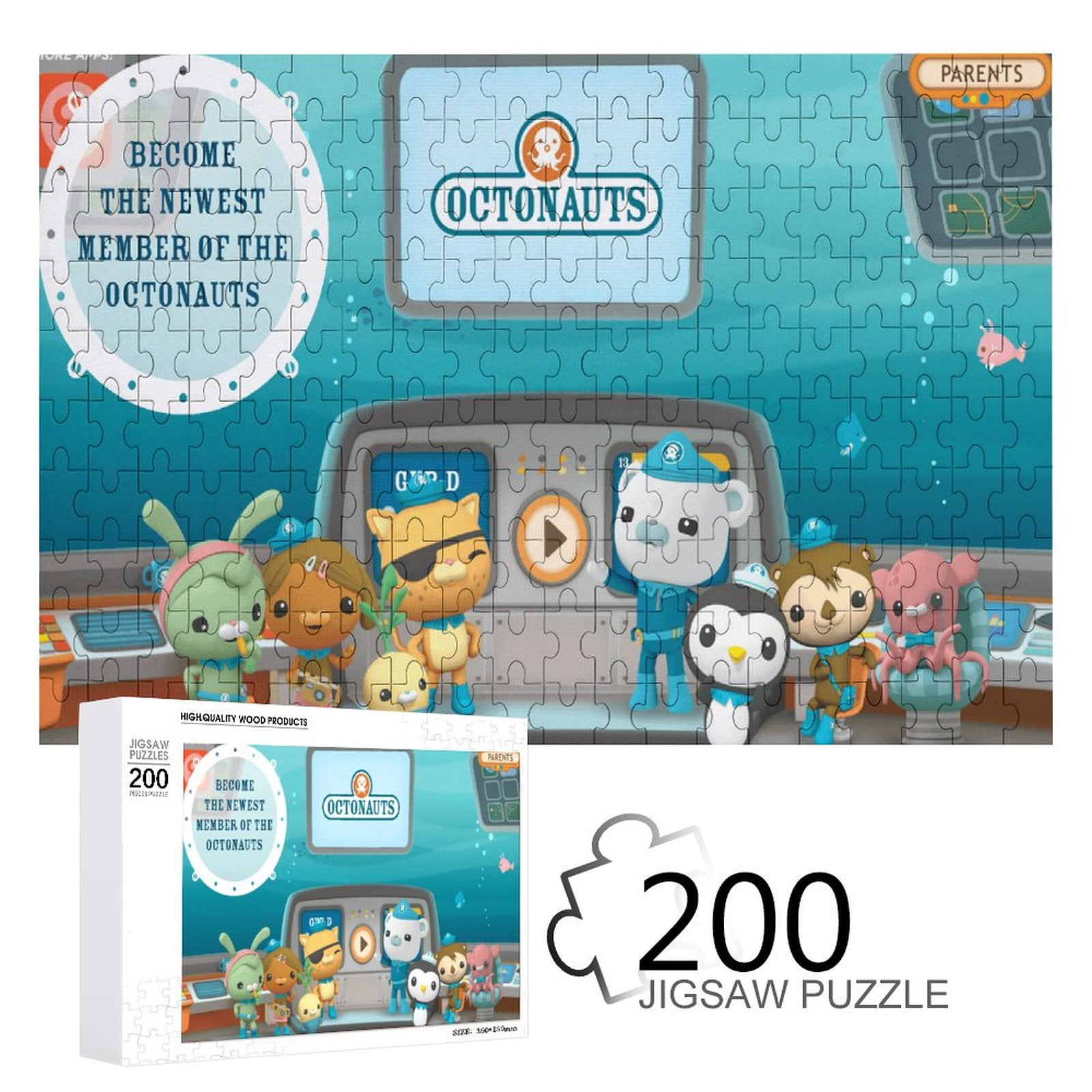 Octonauts Puzzle For Adults & Kids - 200 PCS Jigsaw Puzzle For Boys ...