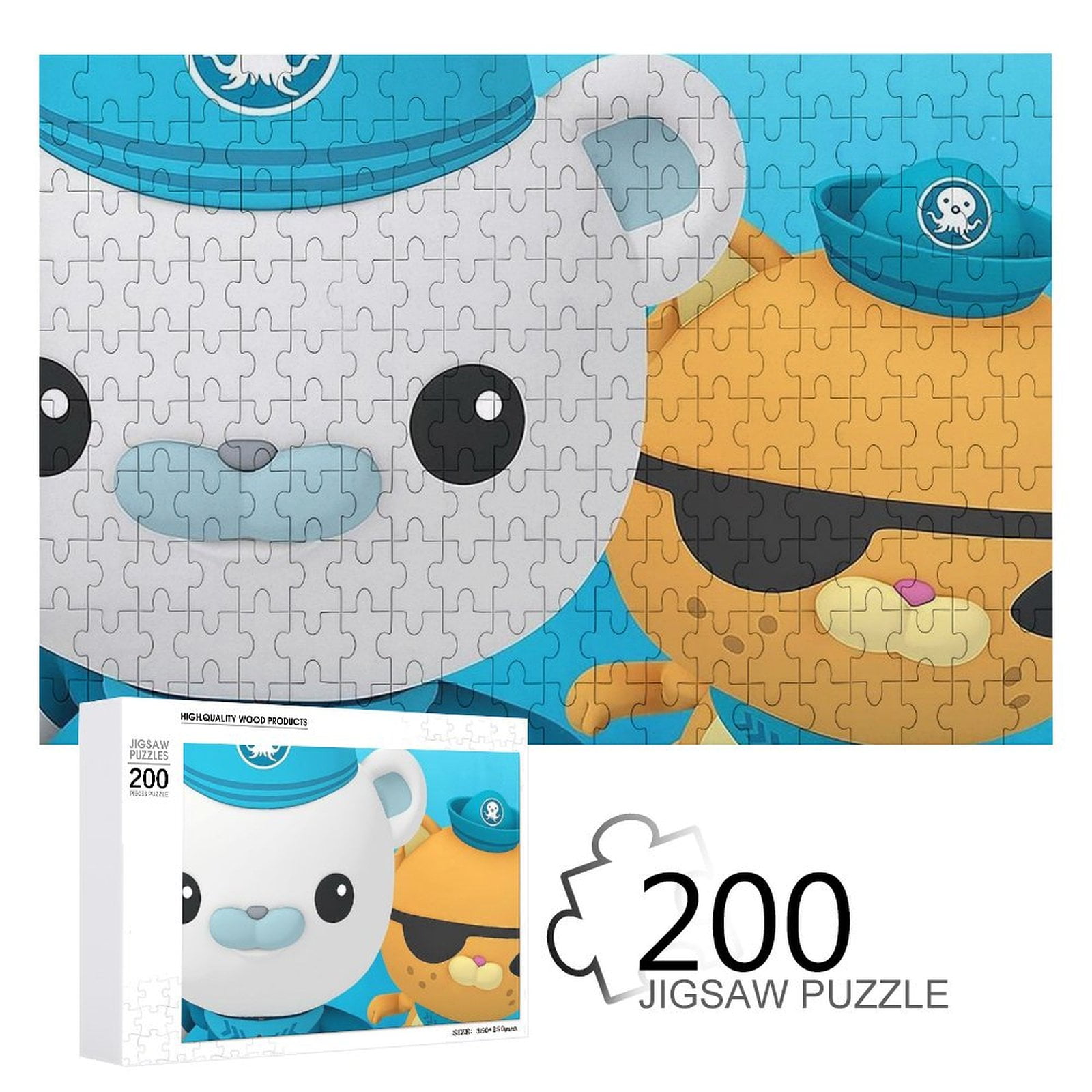 Octonauts Puzzle For Adults & Kids - 200 PCS Jigsaw Puzzle - Walmart.com