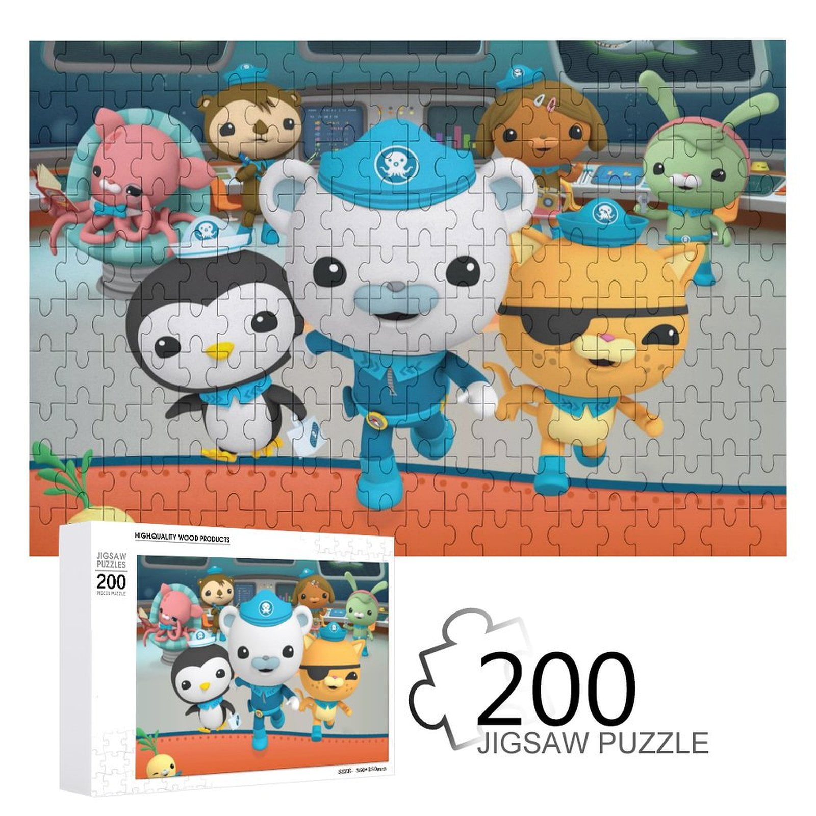 Octonauts Puzzle For Adults & Kids - 200 PCS Jigsaw Puzzle - Walmart.com