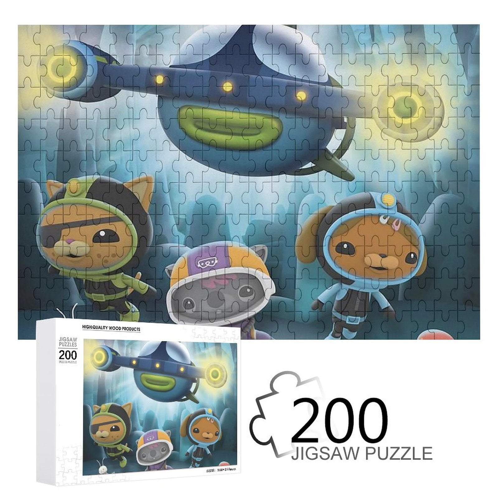 Octonauts Puzzle For Adults & Kids - 200 PCS Jigsaw Puzzle - Walmart.com