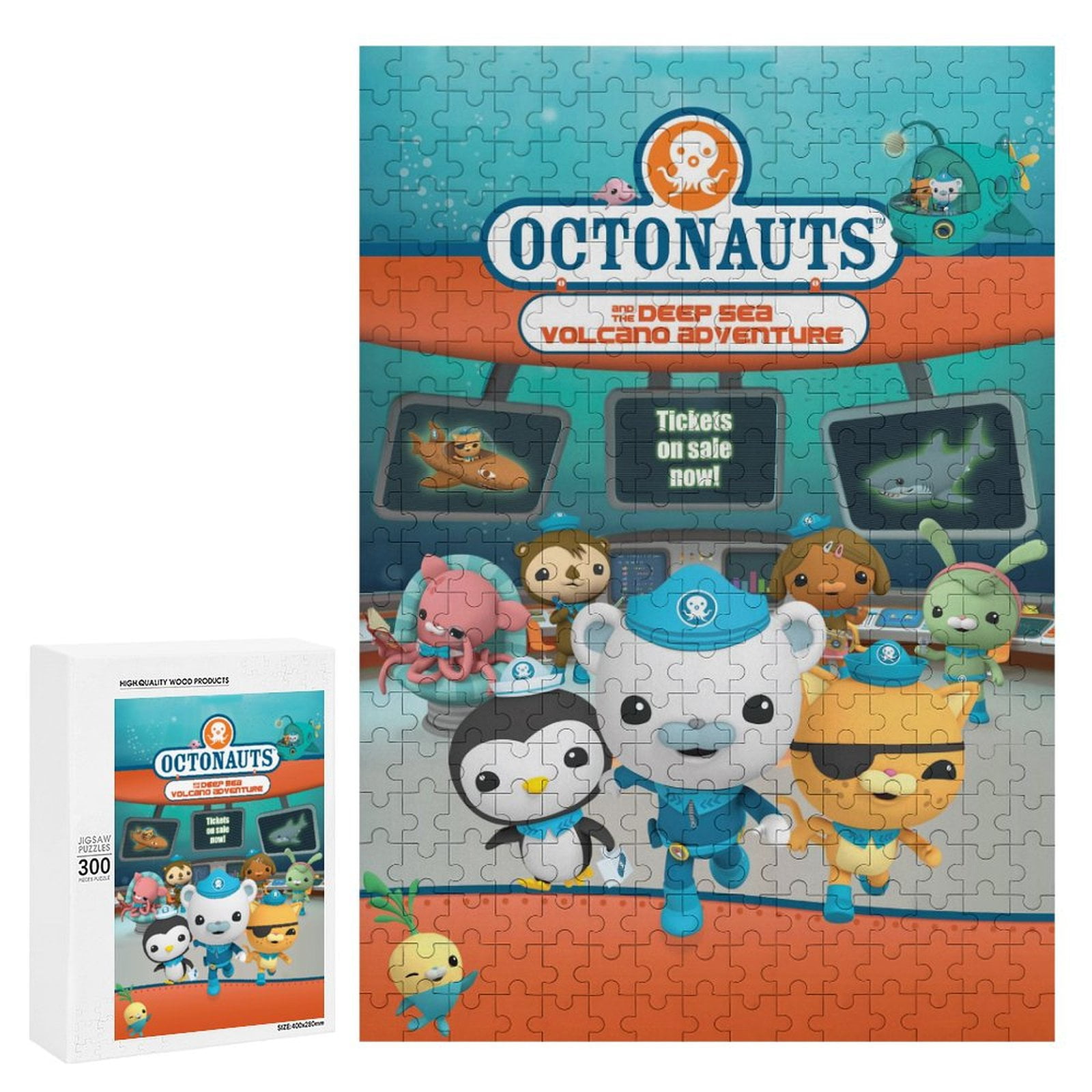 Octonauts Puzzle For Adults & Kids - 300 PCS Jigsaw Puzzle For Boys ...
