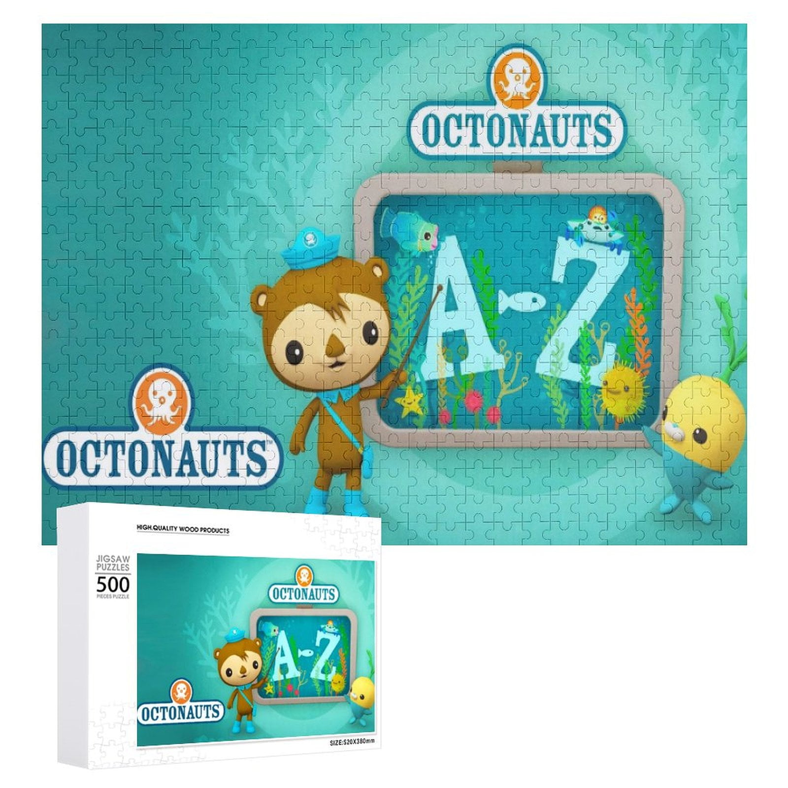Octonauts Puzzle For Adults & Kids - 500 PCS Jigsaw Puzzle For Boys ...
