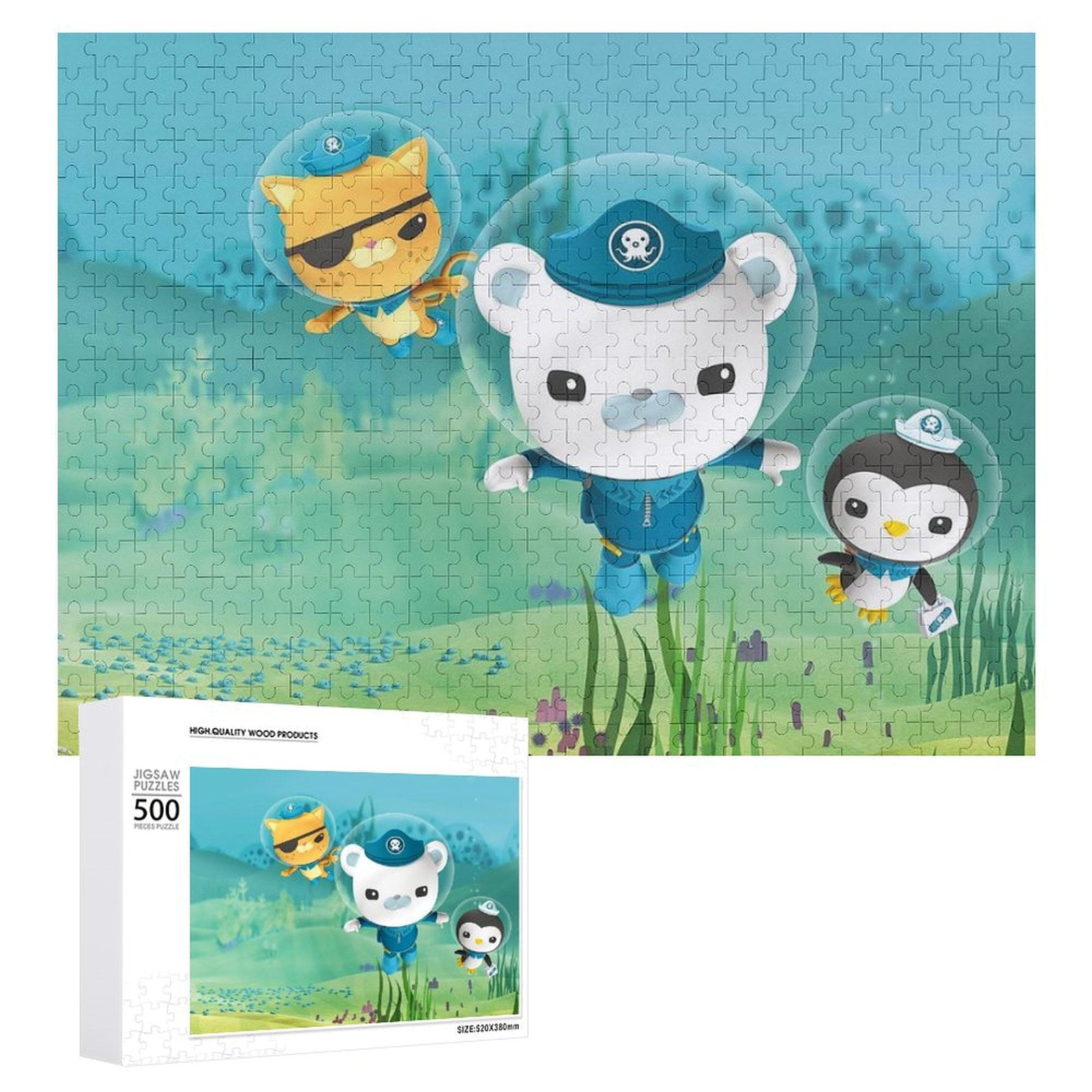 Octonauts Puzzle For Adults & Kids - 500 PCS Jigsaw Puzzle For Boys ...