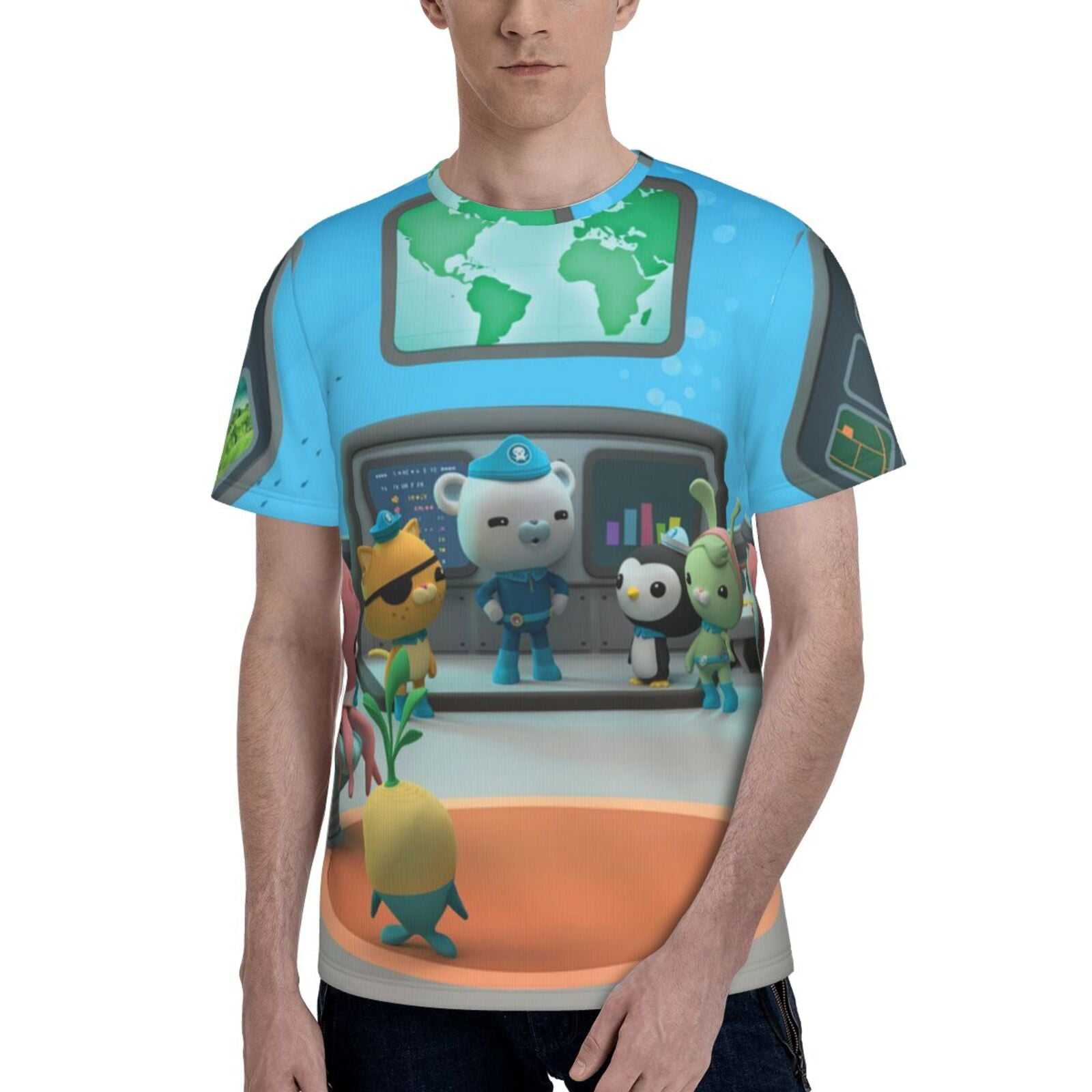 Octonauts Shirt 3d Printed T Shirt Crewneck Short Sleeve Top Tees For ...